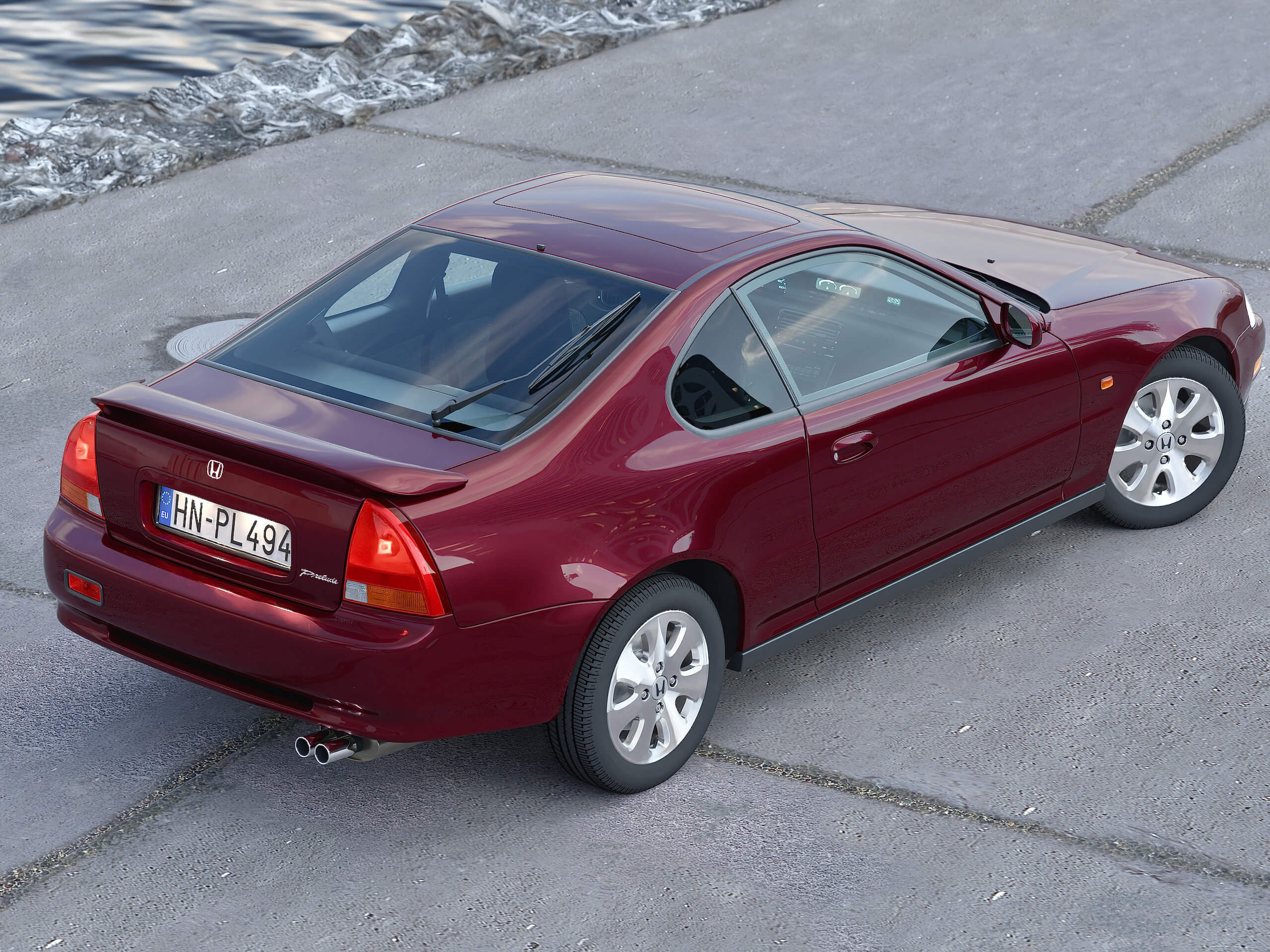 Honda Prelude 1994 - 3D Model by arkviz