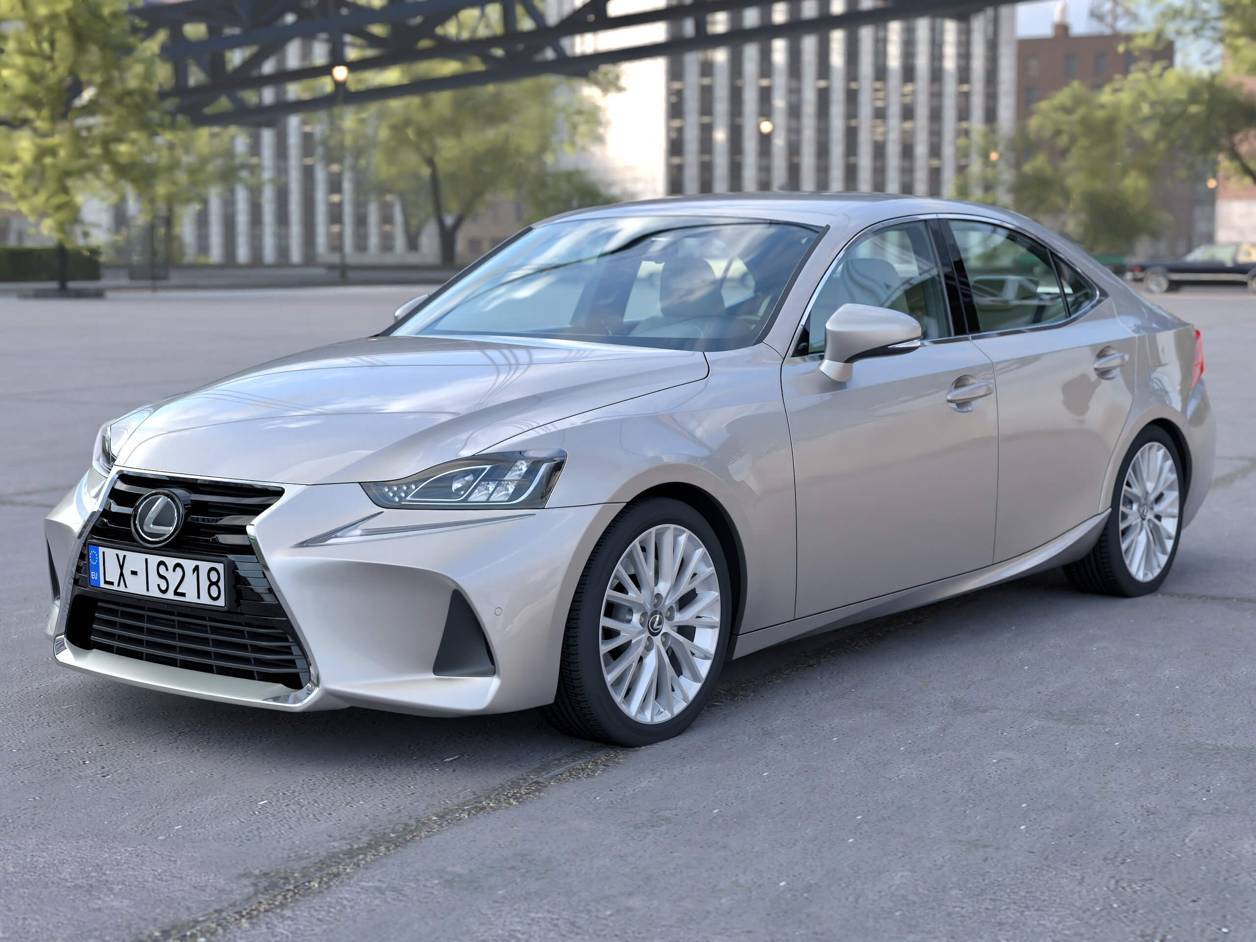 Lexus IS 2018 - 3D Model by arkviz