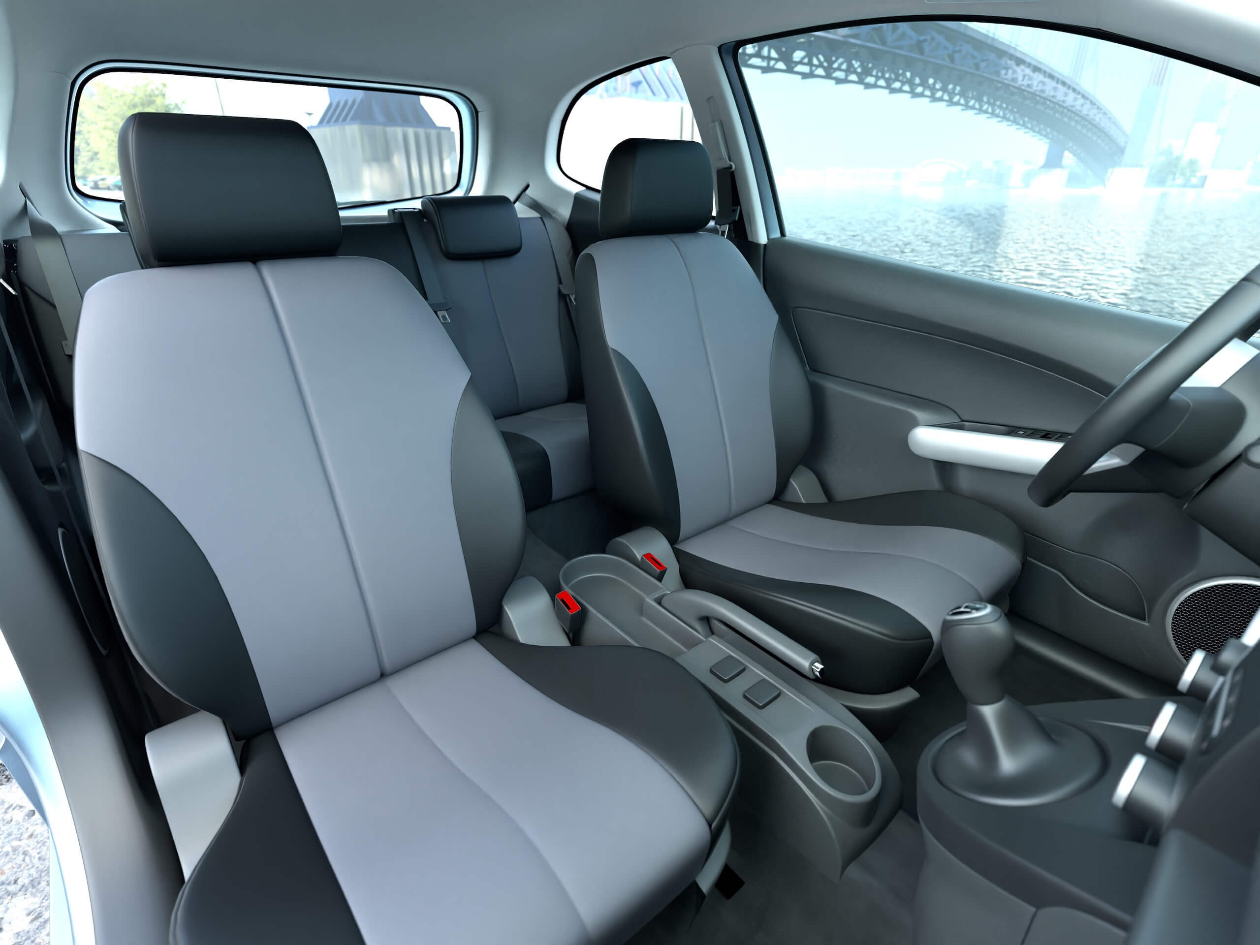 Mazda 2 3-door 2009 3D Model by arkviz
