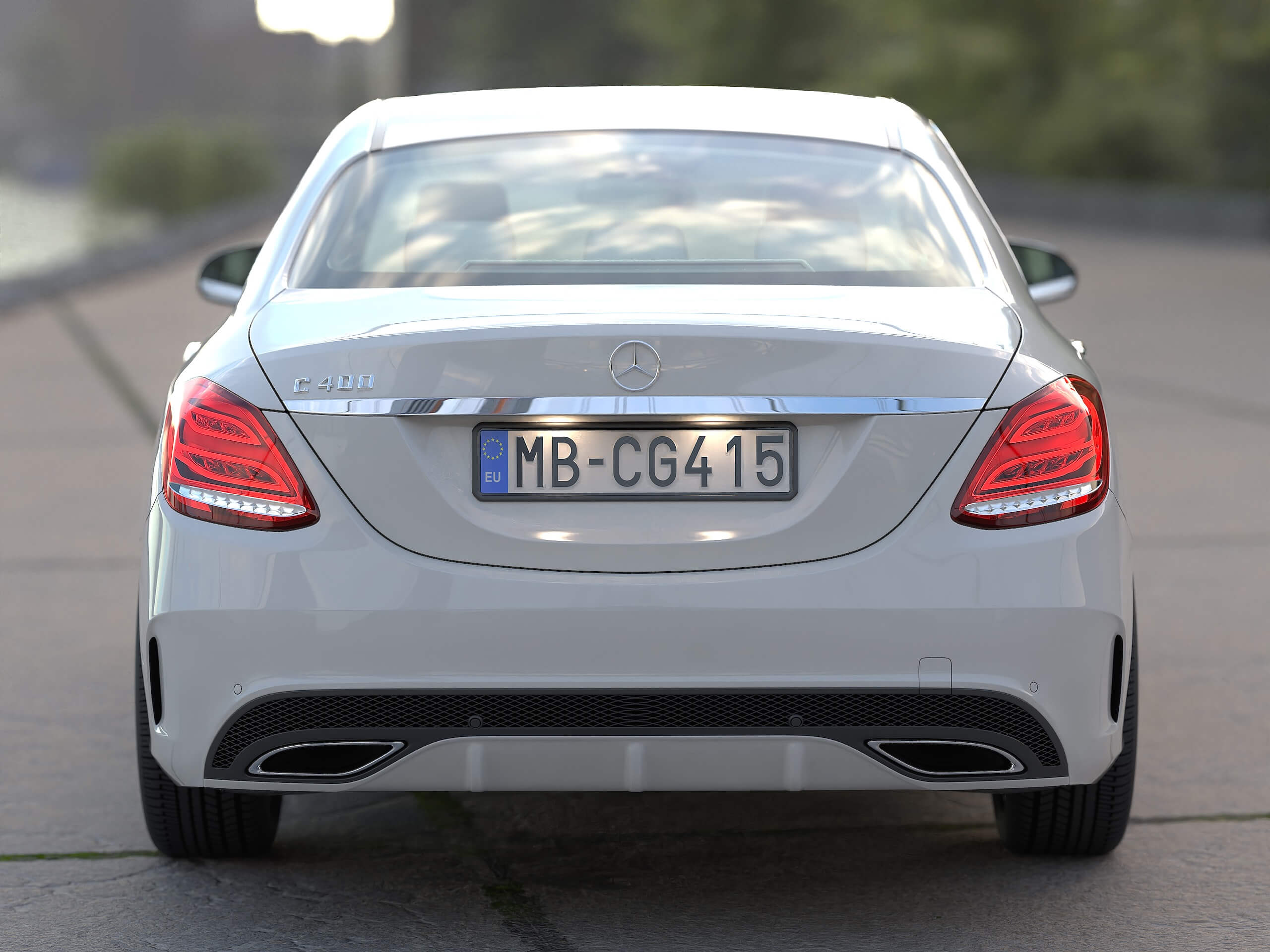 Mercedes-Benz C-Class W205 2016 3D Model by arkviz