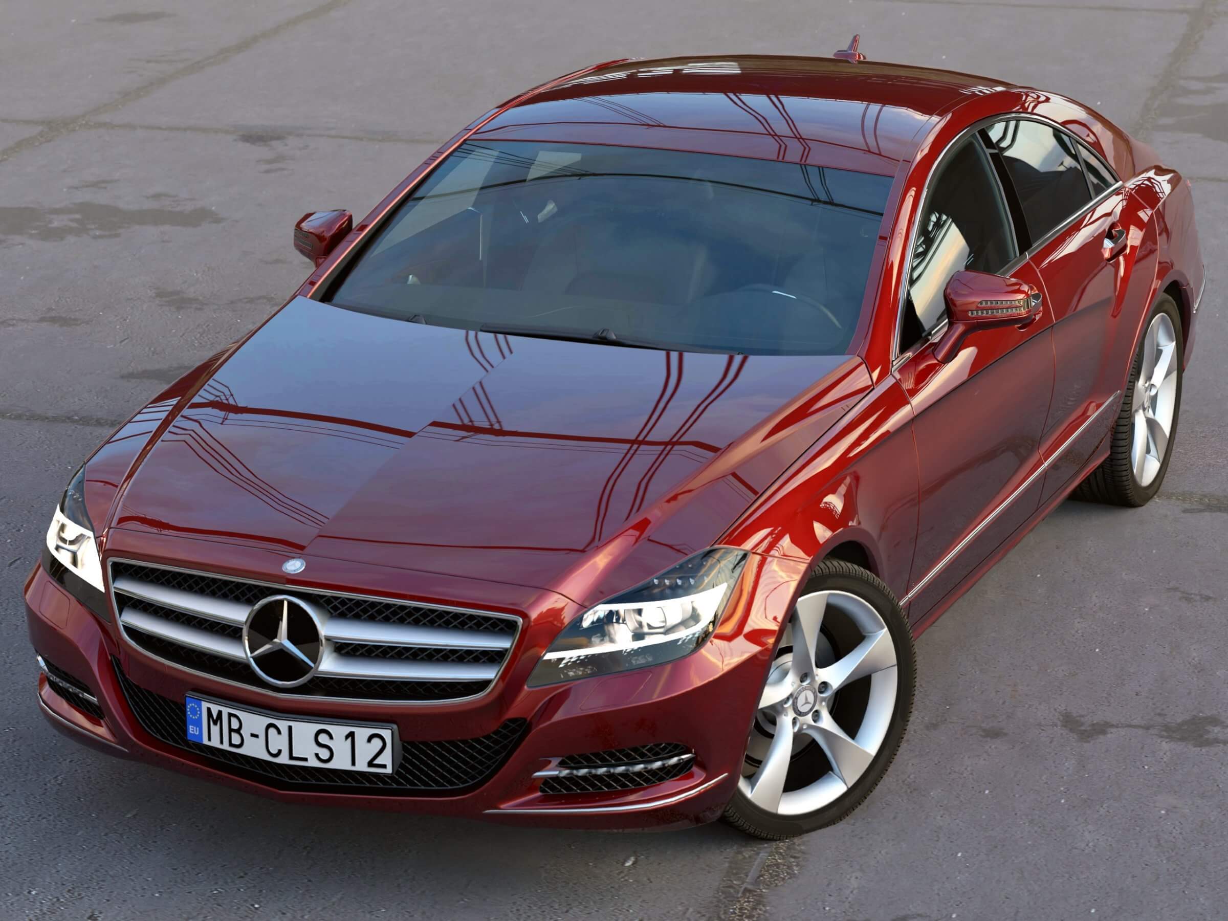 Mercedes-Benz CLS W218 2012 3D Model by arkviz