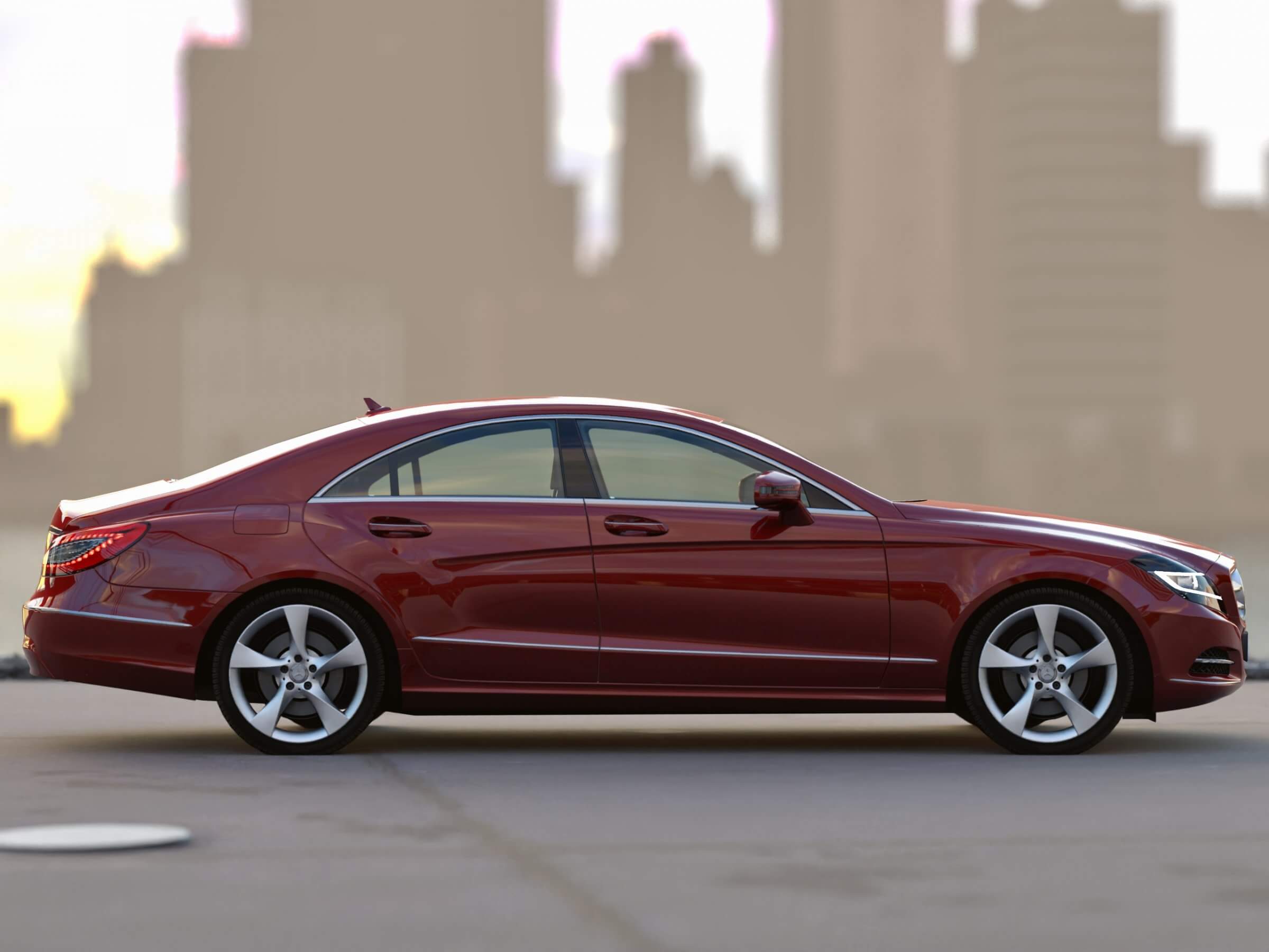 Mercedes-Benz CLS W218 2012 3D Model by arkviz