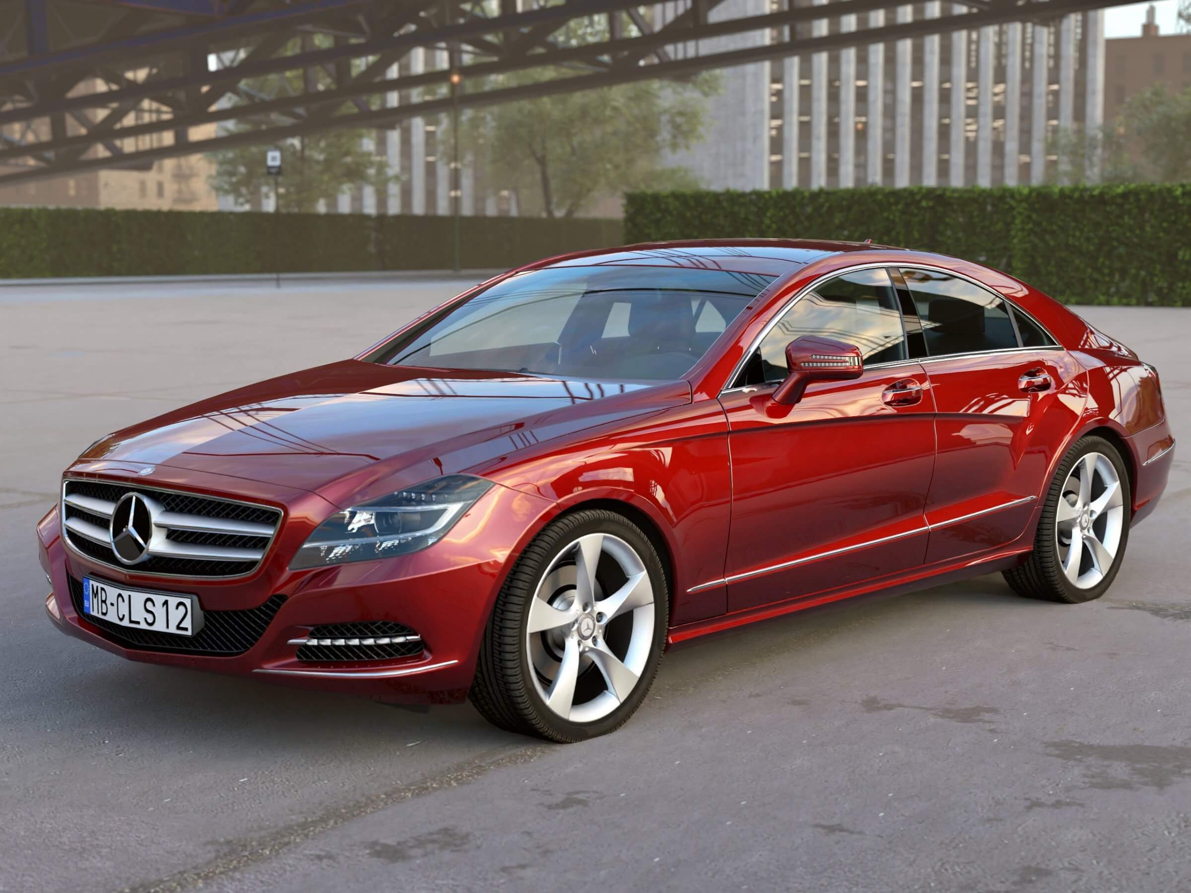 Mercedes-Benz CLS W218 2012 3D Model by arkviz