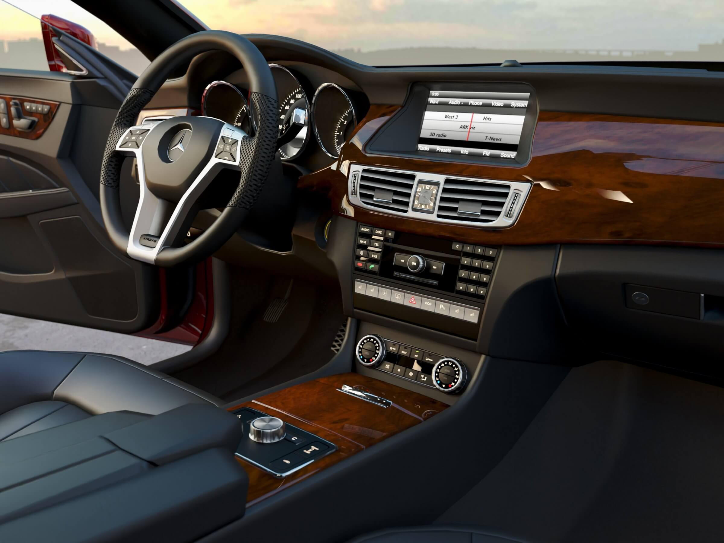 Mercedes-Benz CLS W218 2012 3D Model by arkviz