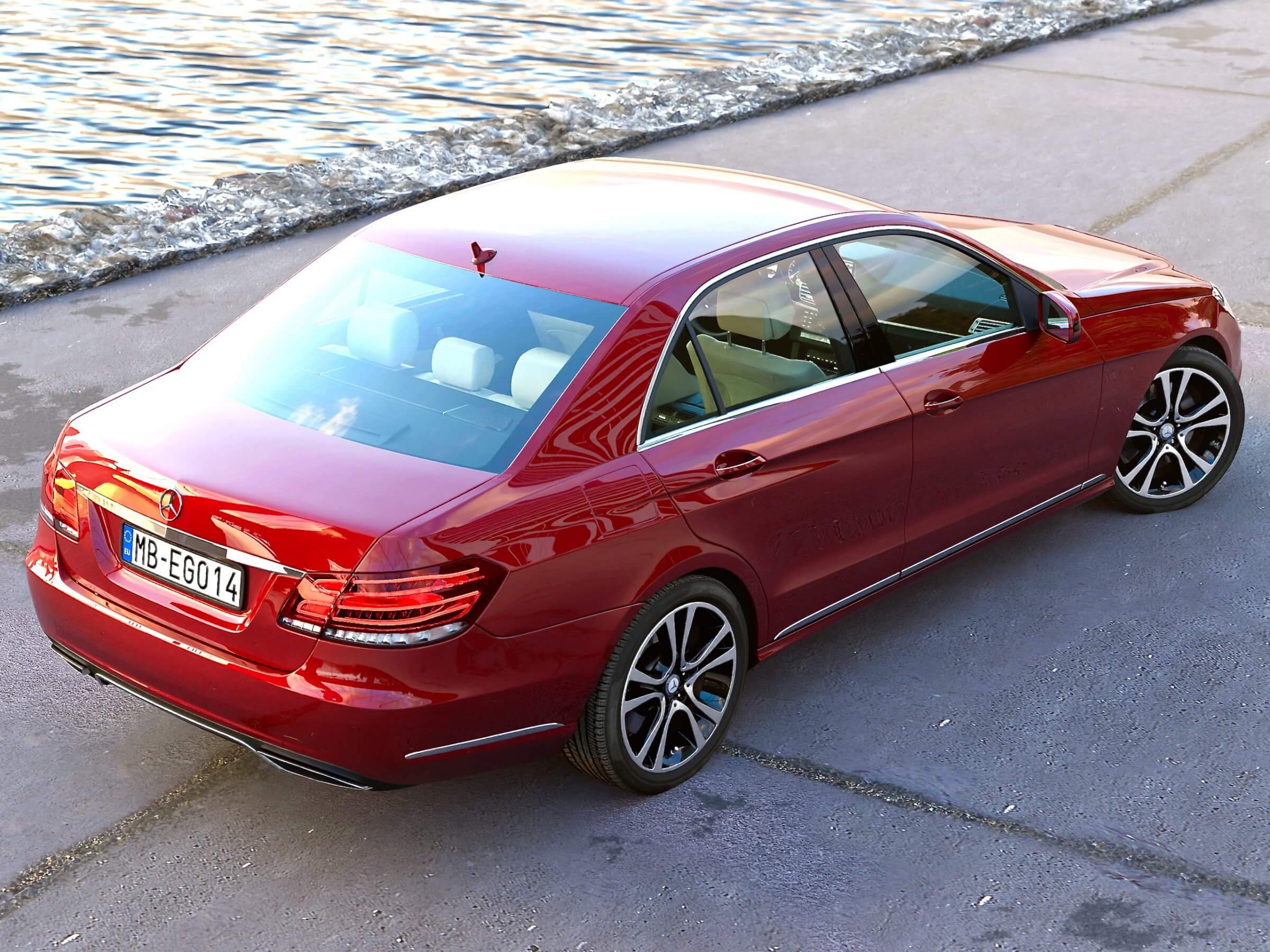 Mercedes-Benz E-Class W212 2014 Avantgarde 3D Model by arkviz
