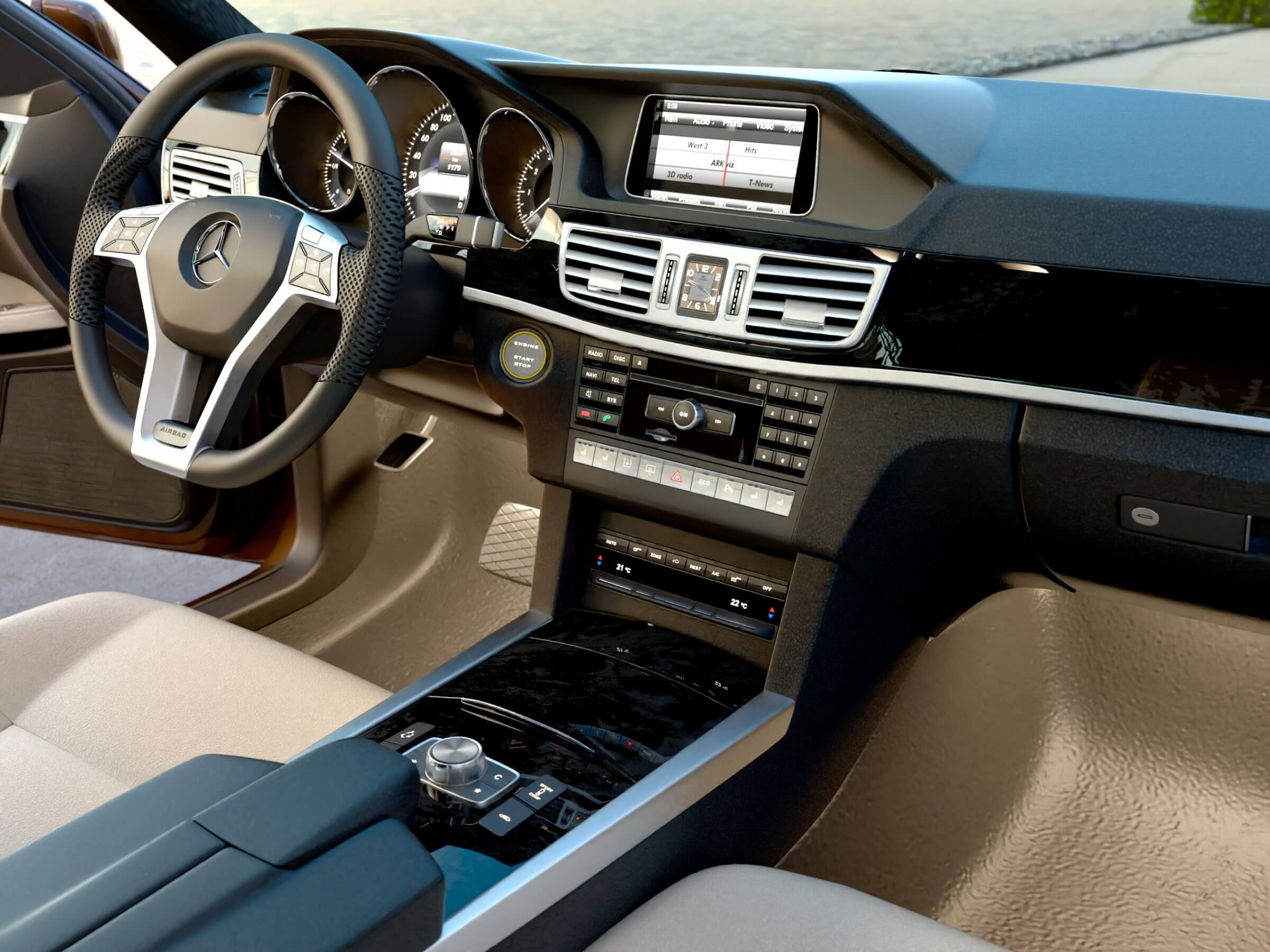 Mercedes-Benz E-Class W212 2014 3D Model by arkviz