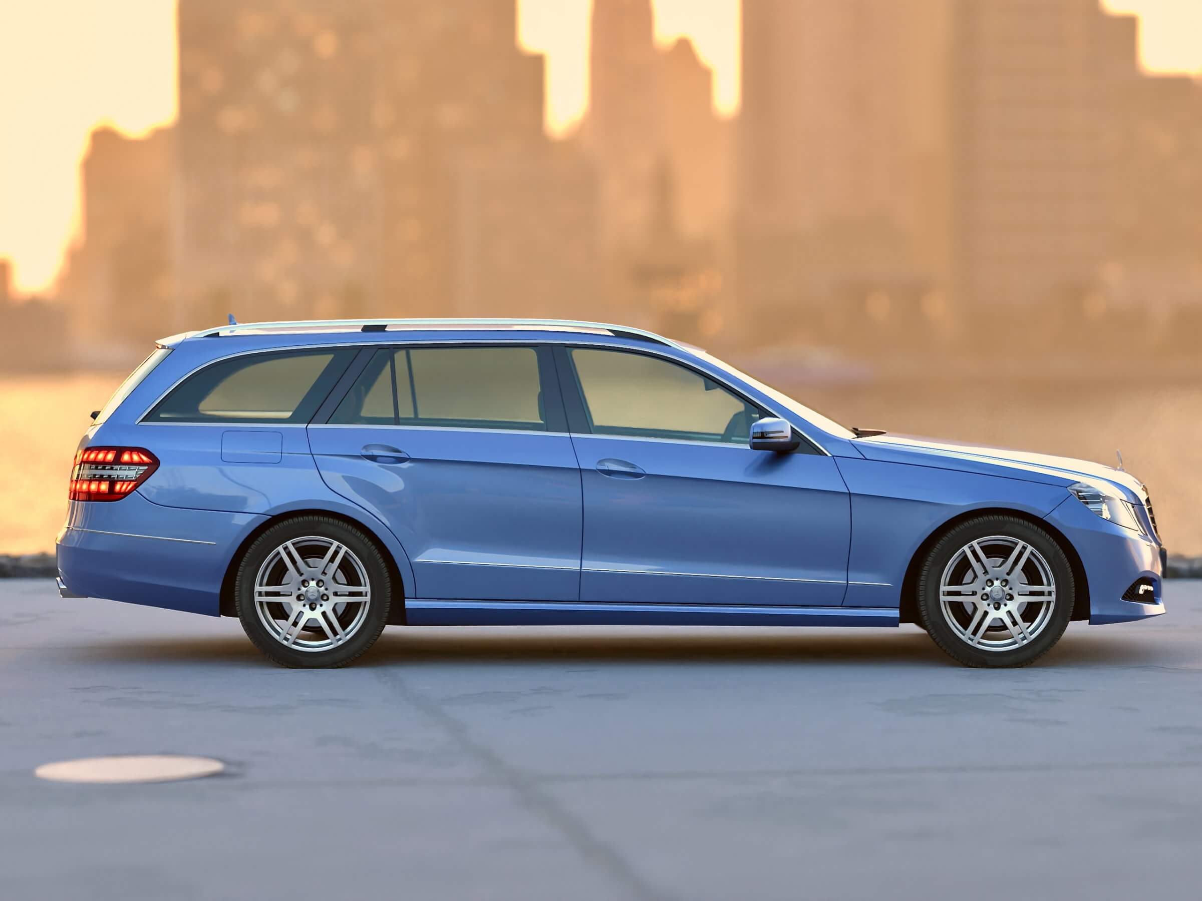 Mercedes-Benz E-Class W212 Estate 2010 3D Model by arkviz