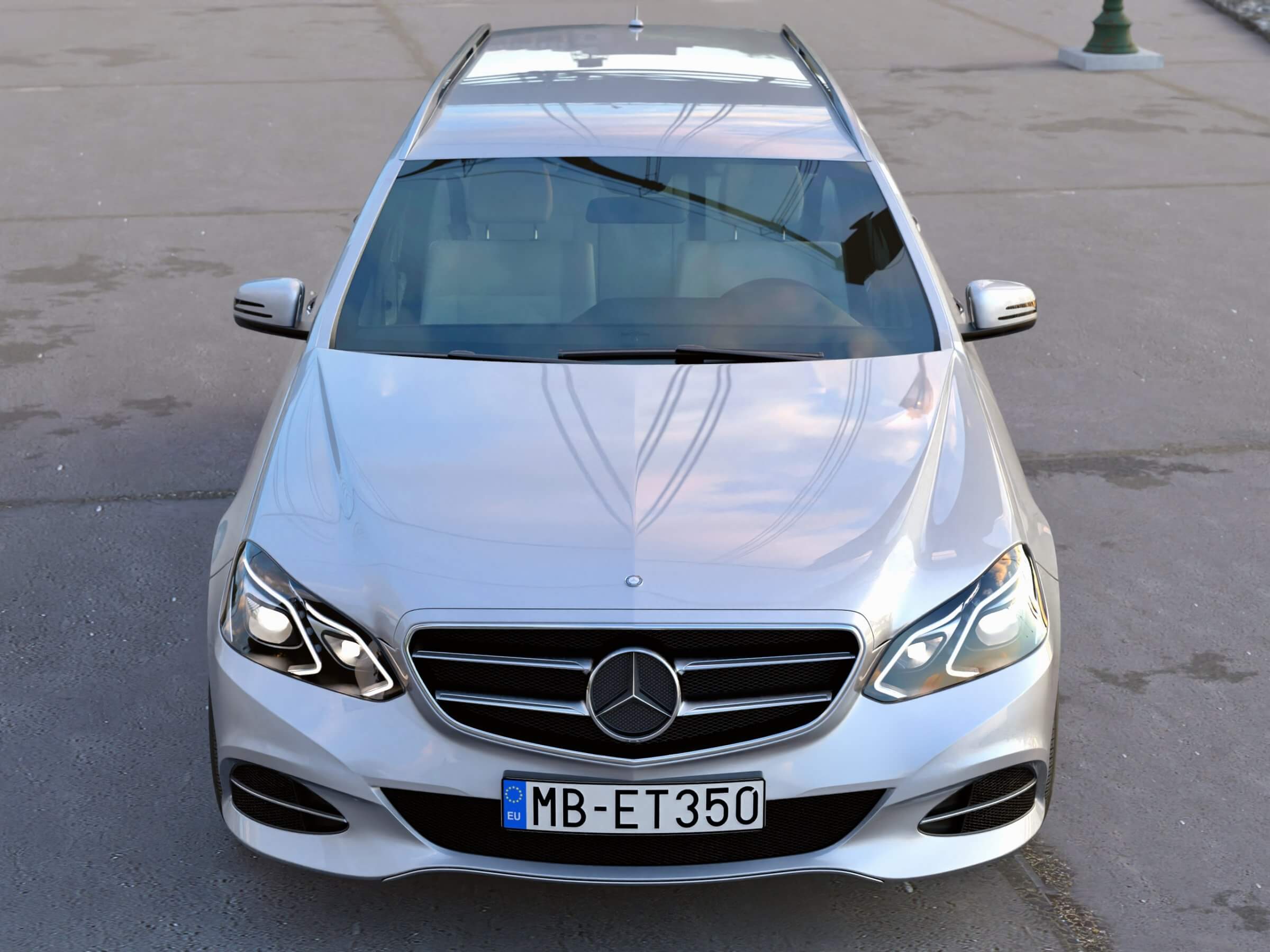 Mercedes-Benz E-Class W212 Estate 2014 3D Model by arkviz