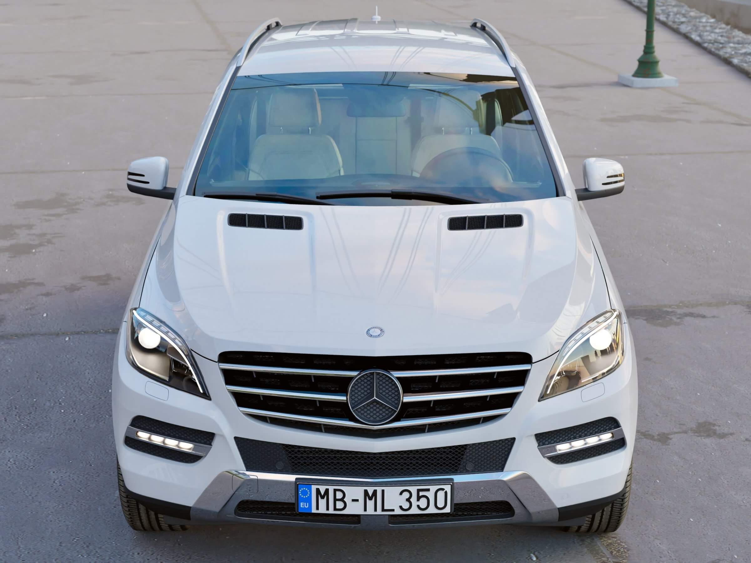 Mercedes-Benz ML-Class W166 2014 3D Model by arkviz