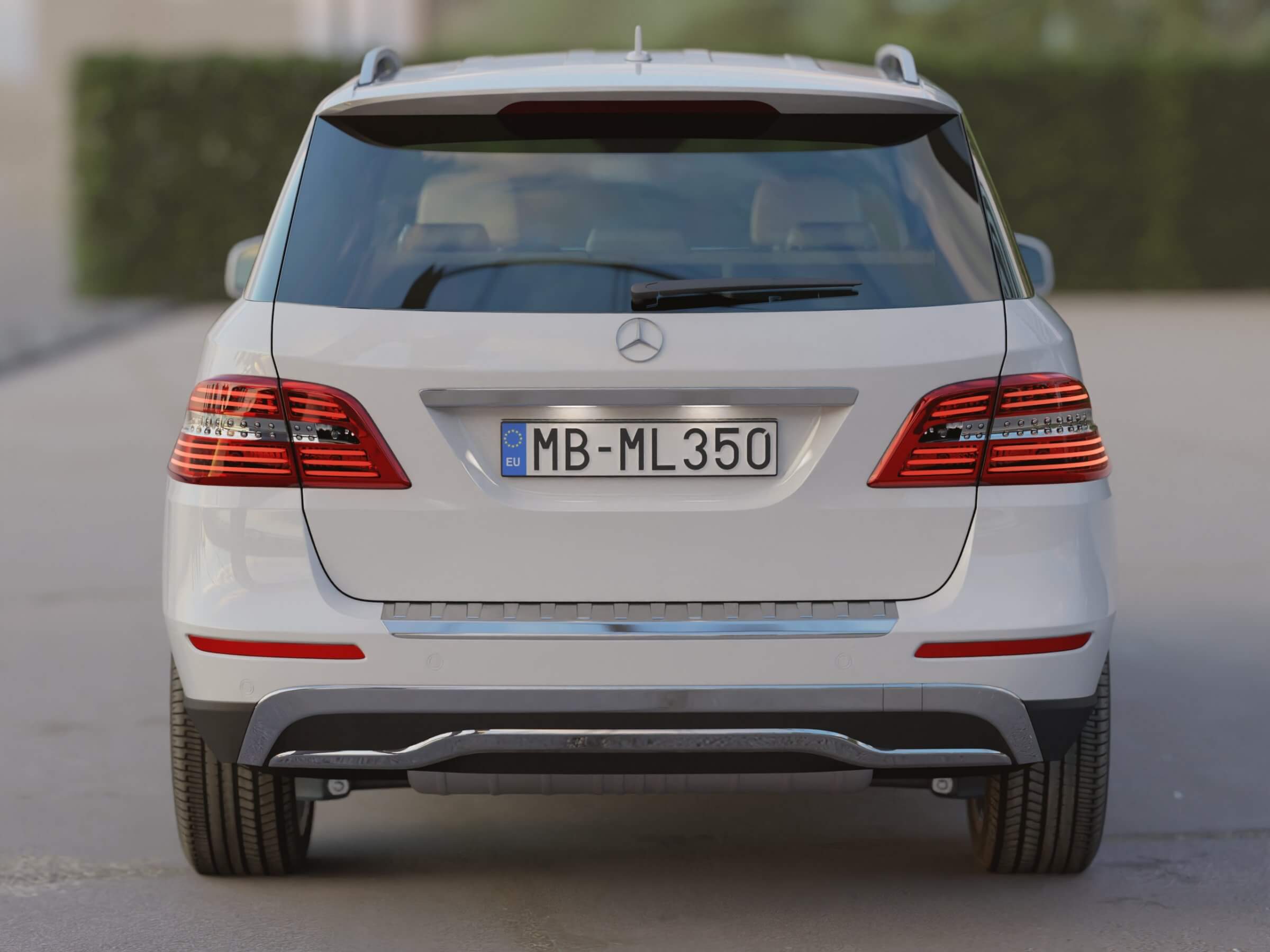 Mercedes-Benz ML-Class W166 2014 3D Model by arkviz