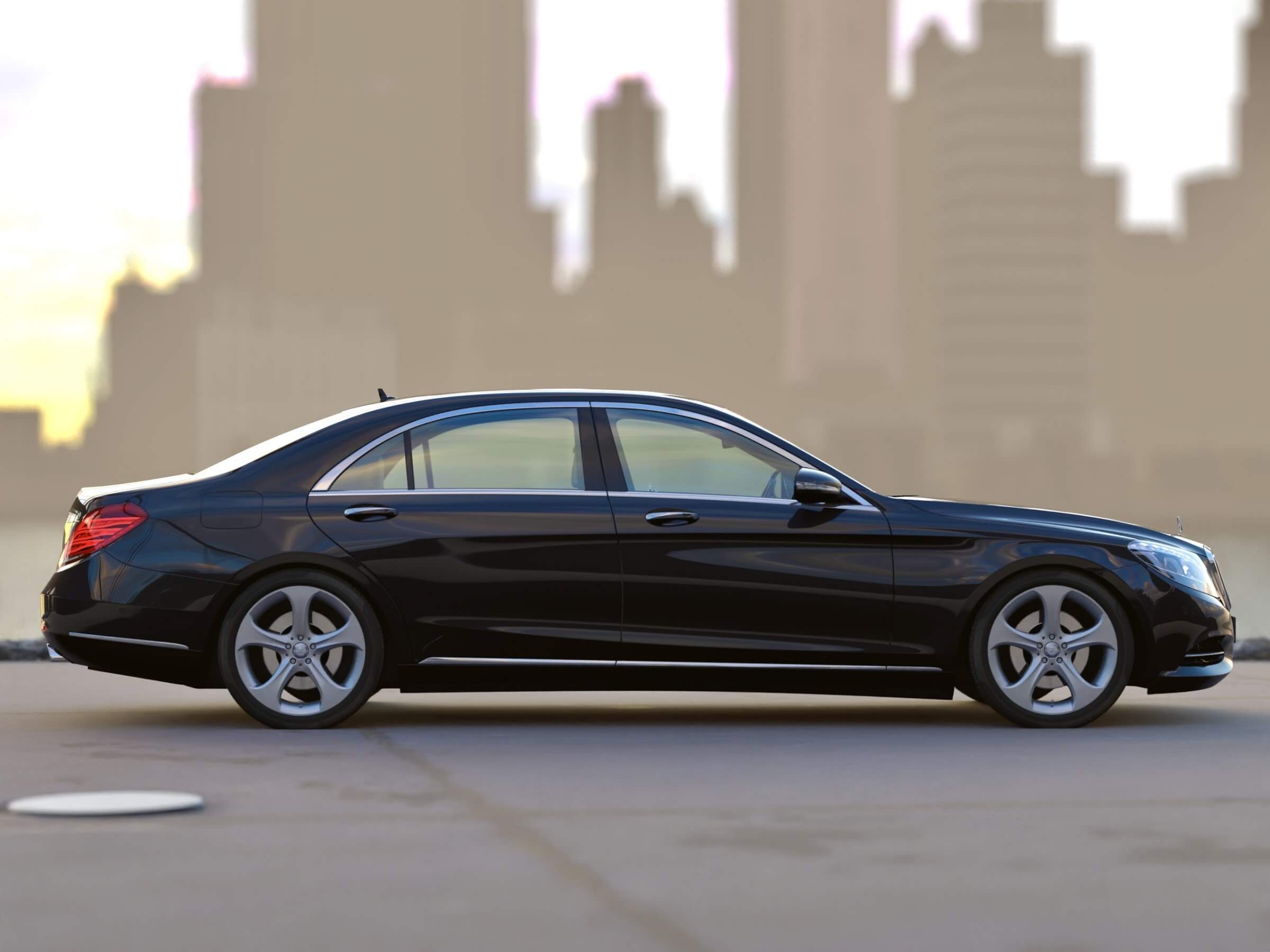 Mercedes-Benz S-Class W222 2015 3D Model by arkviz