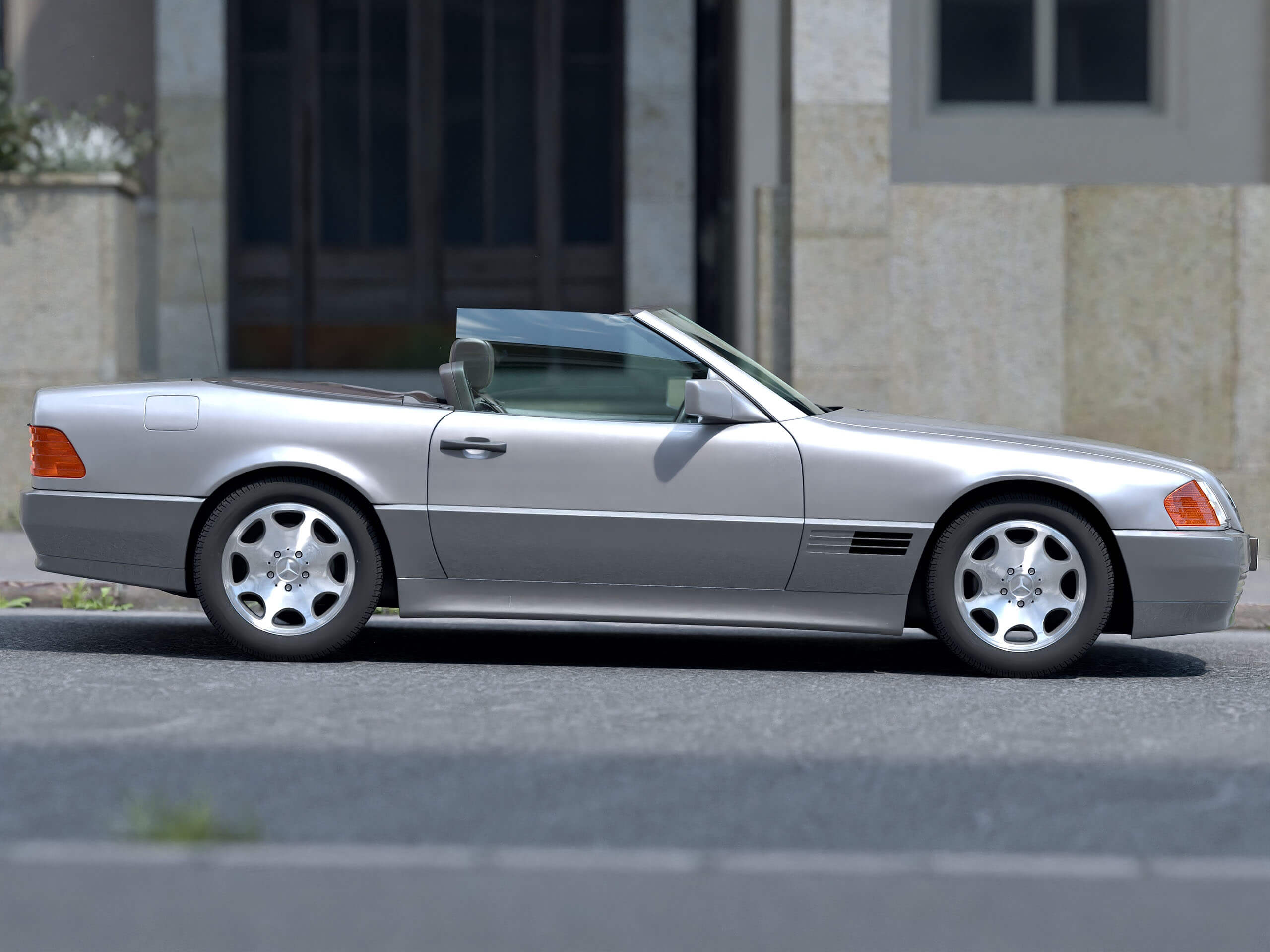 Mercedes-Benz SL 1990 R129 3D Model by arkviz