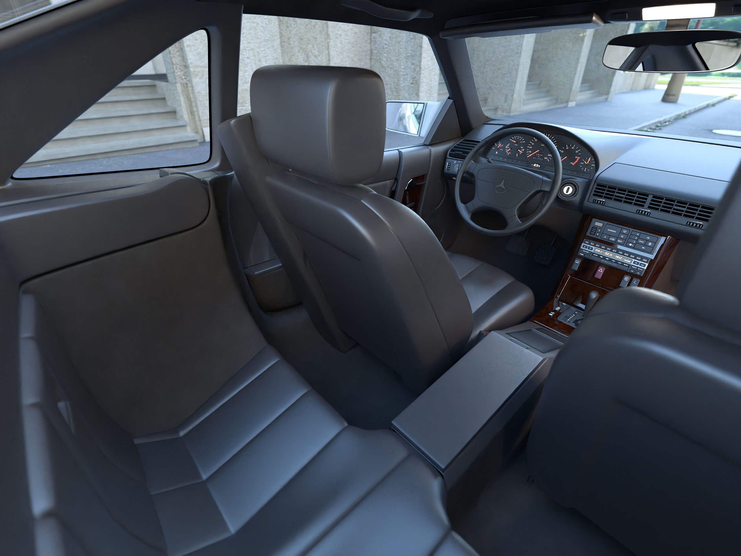 Mercedes-Benz SL 1990 R129 3D Model by arkviz