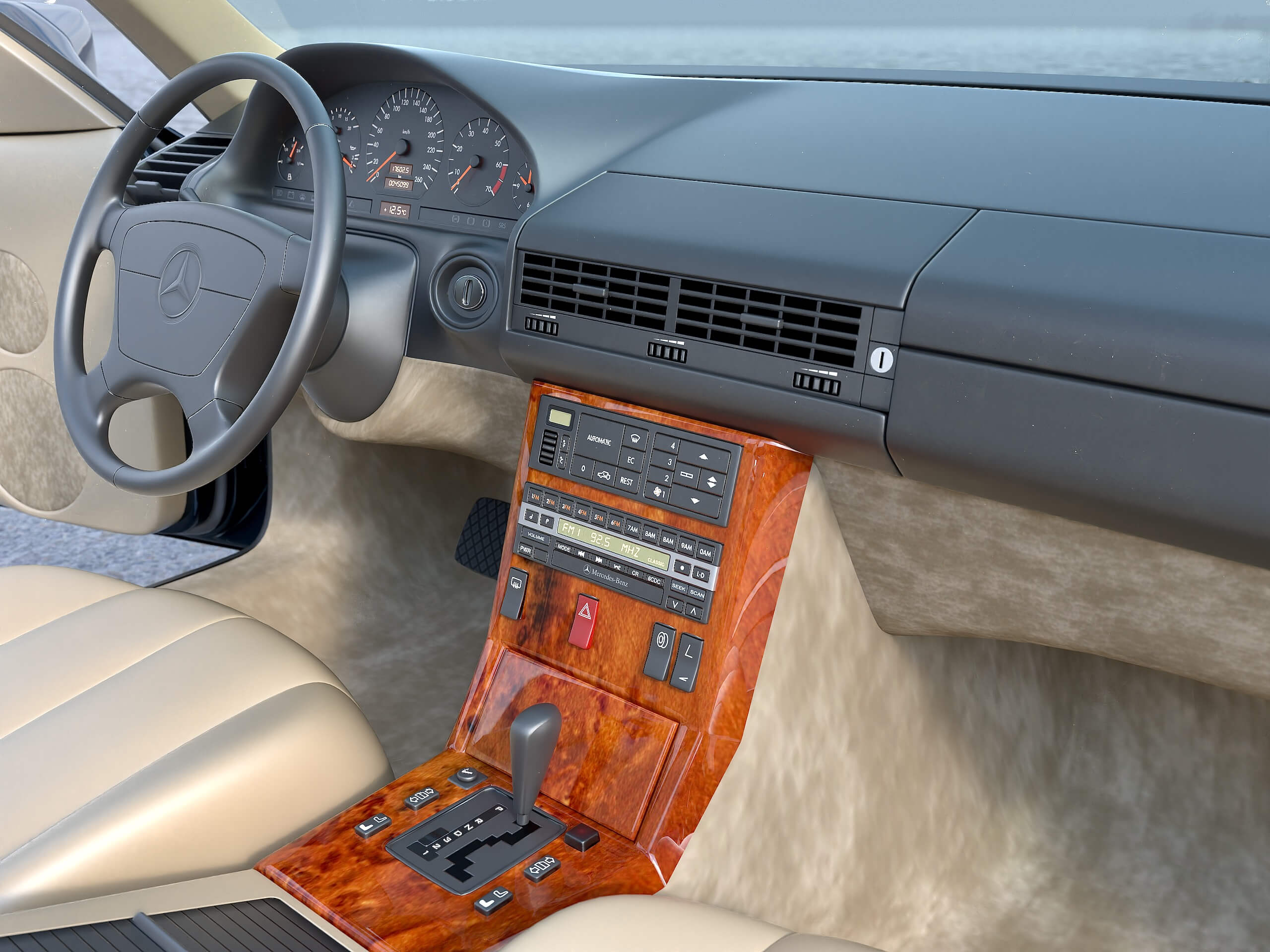 Mercedes-Benz SL-Class R129 1995 3D Model by arkviz