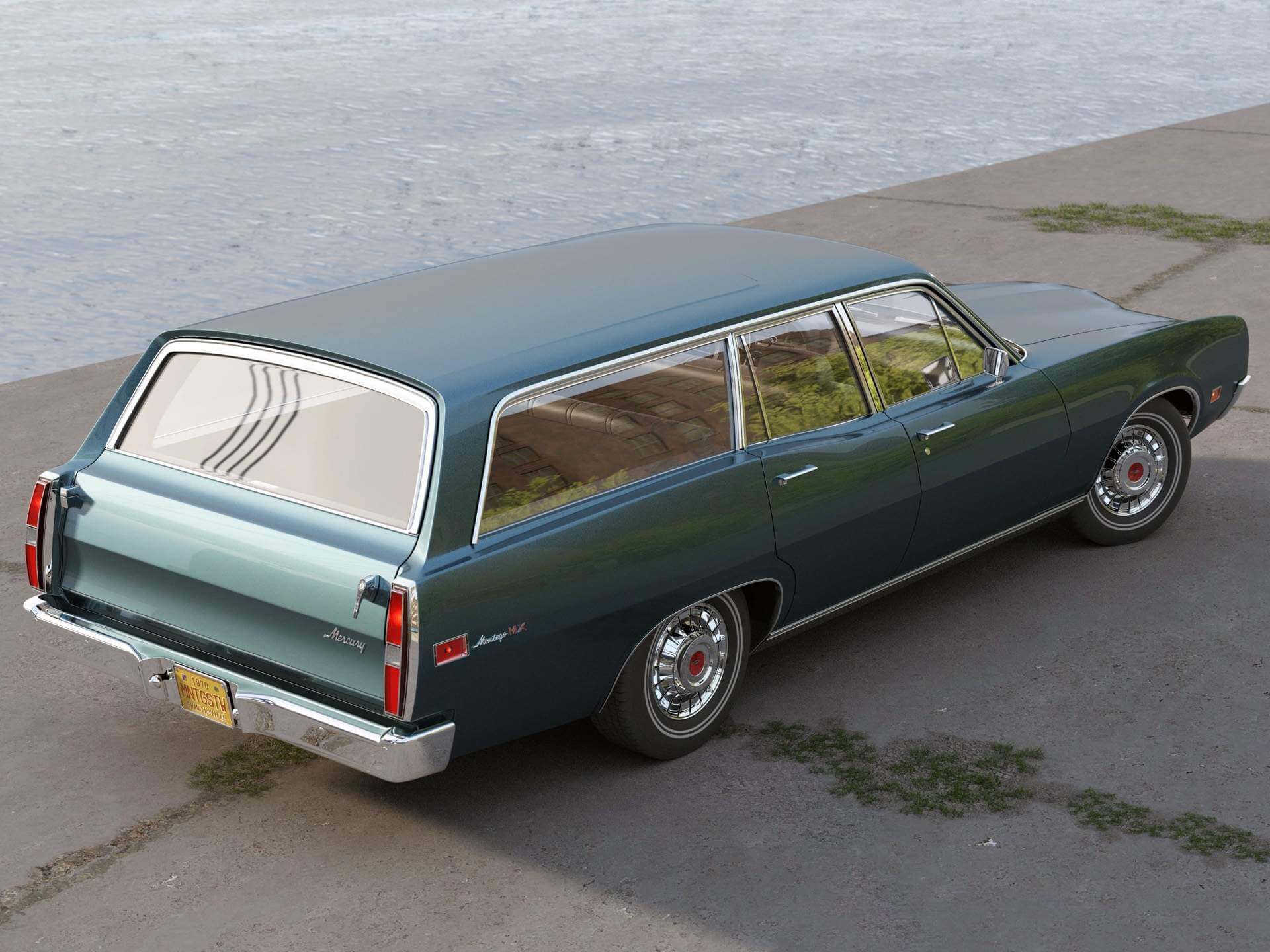 Mercury Montego MX Wagon 1970 - 3D Model by arkviz