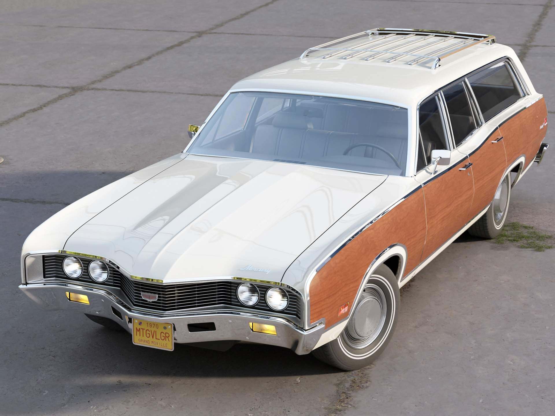 Mercury Montego Villager 1970 - 3D Model by arkviz