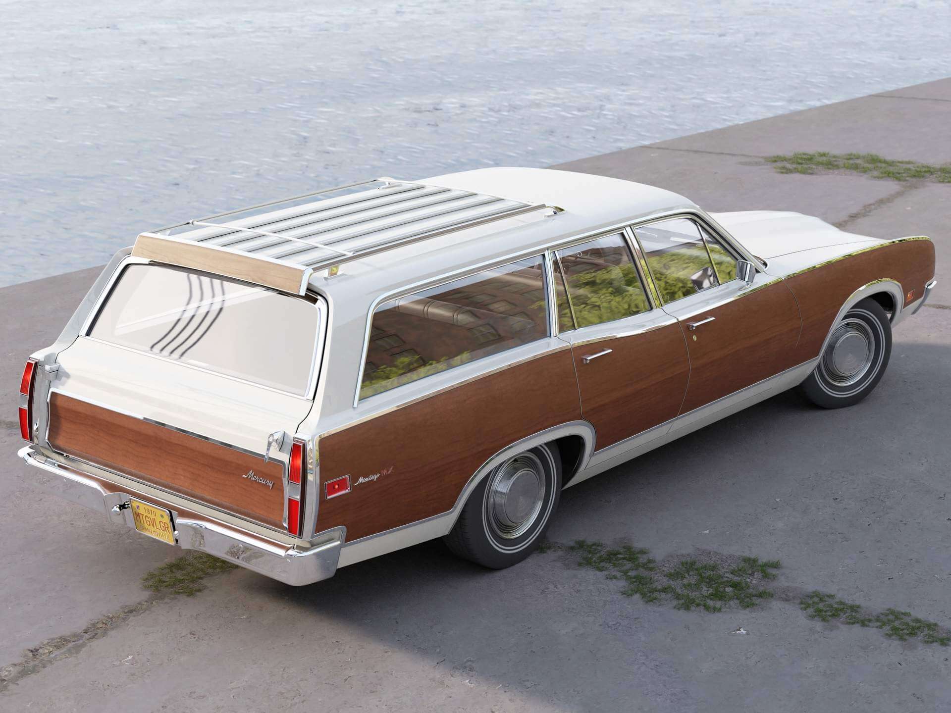 Mercury Montego Villager 1970 - 3D Model by arkviz