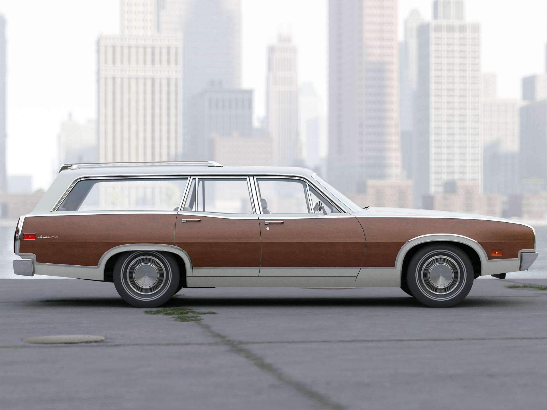 Mercury Montego Villager 1970 - 3D Model by arkviz