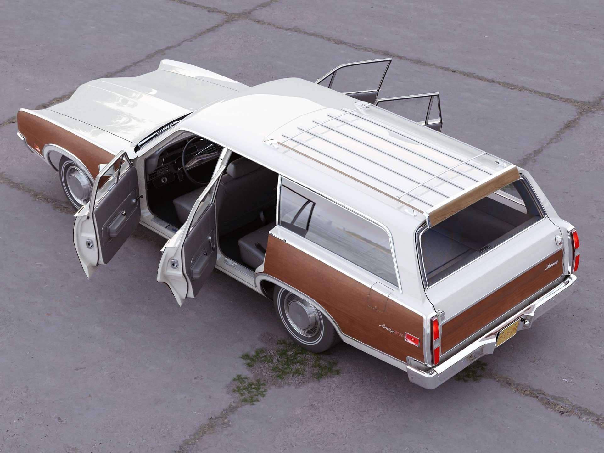 Mercury Montego Villager 1970 - 3D Model by arkviz