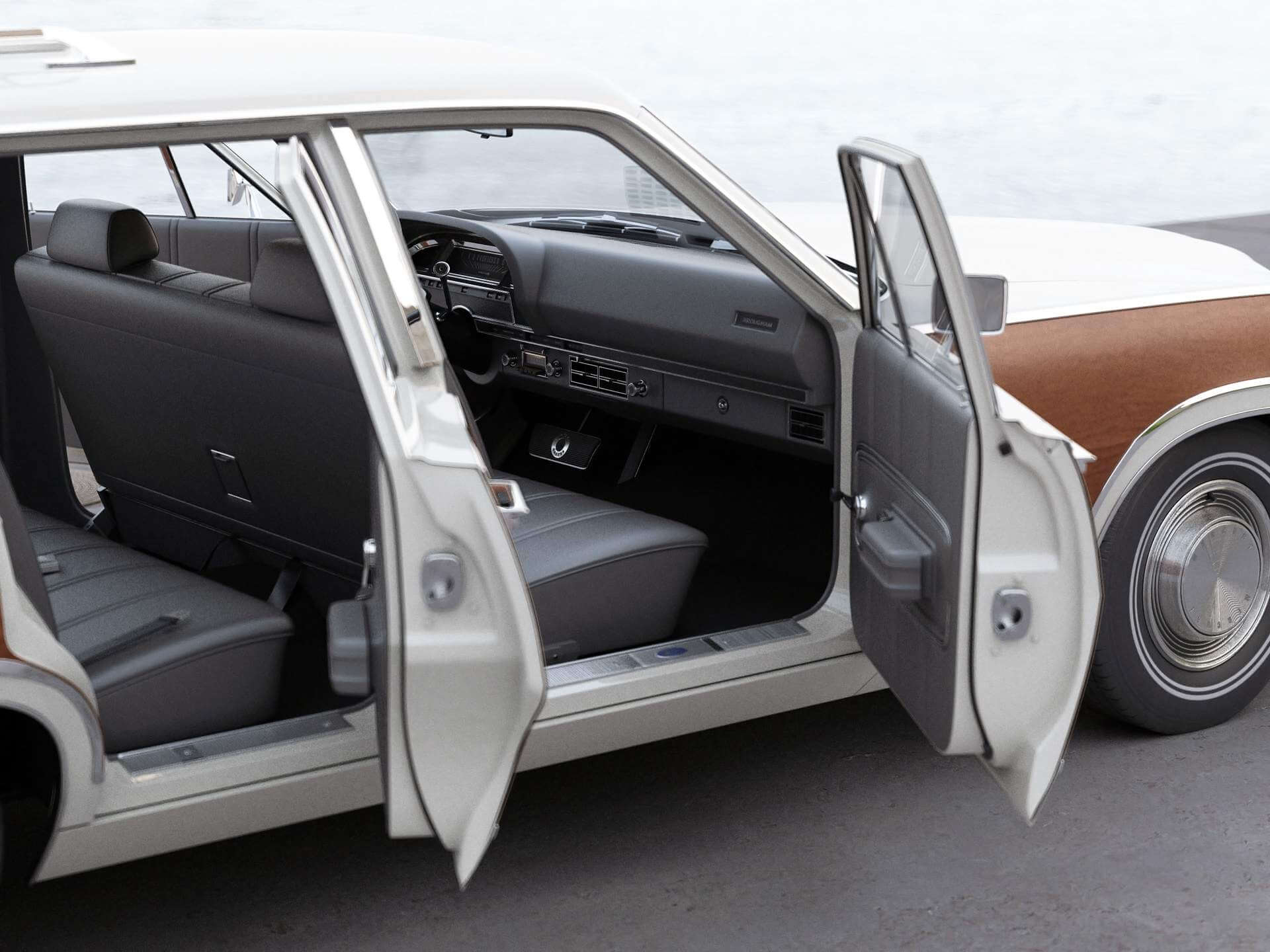 Mercury Montego Villager 1970 - 3D Model by arkviz