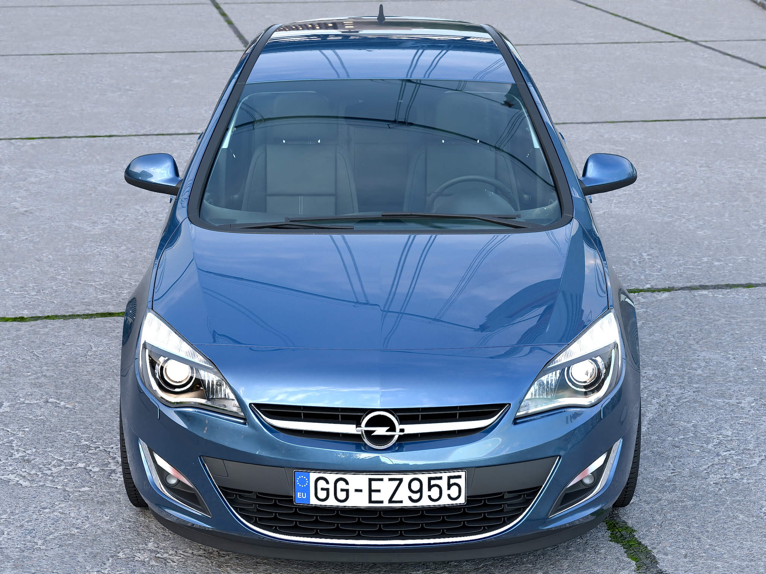 Opel Astra 2014 - 3D Model by arkviz
