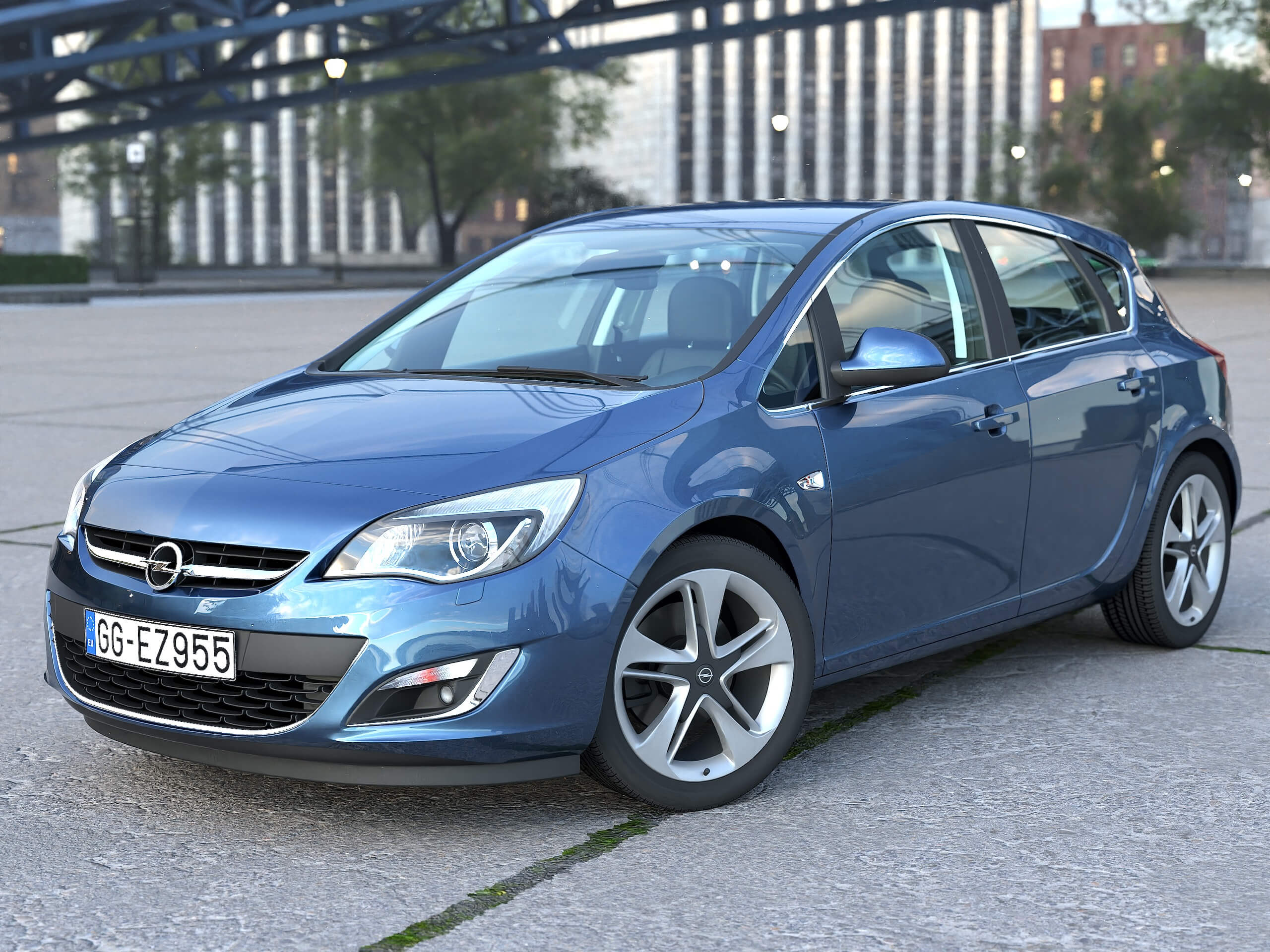 Opel Astra 2014 - 3D Model by arkviz