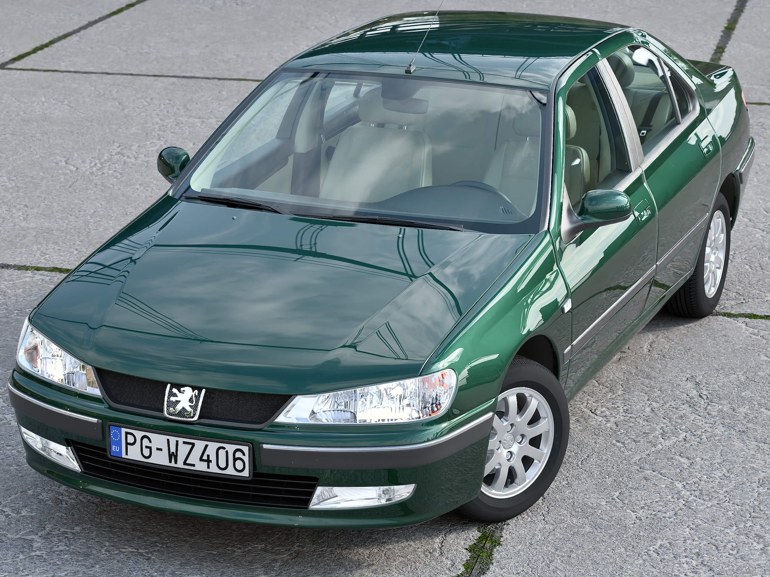 Peugeot 406 2002 - 3D Model by arkviz
