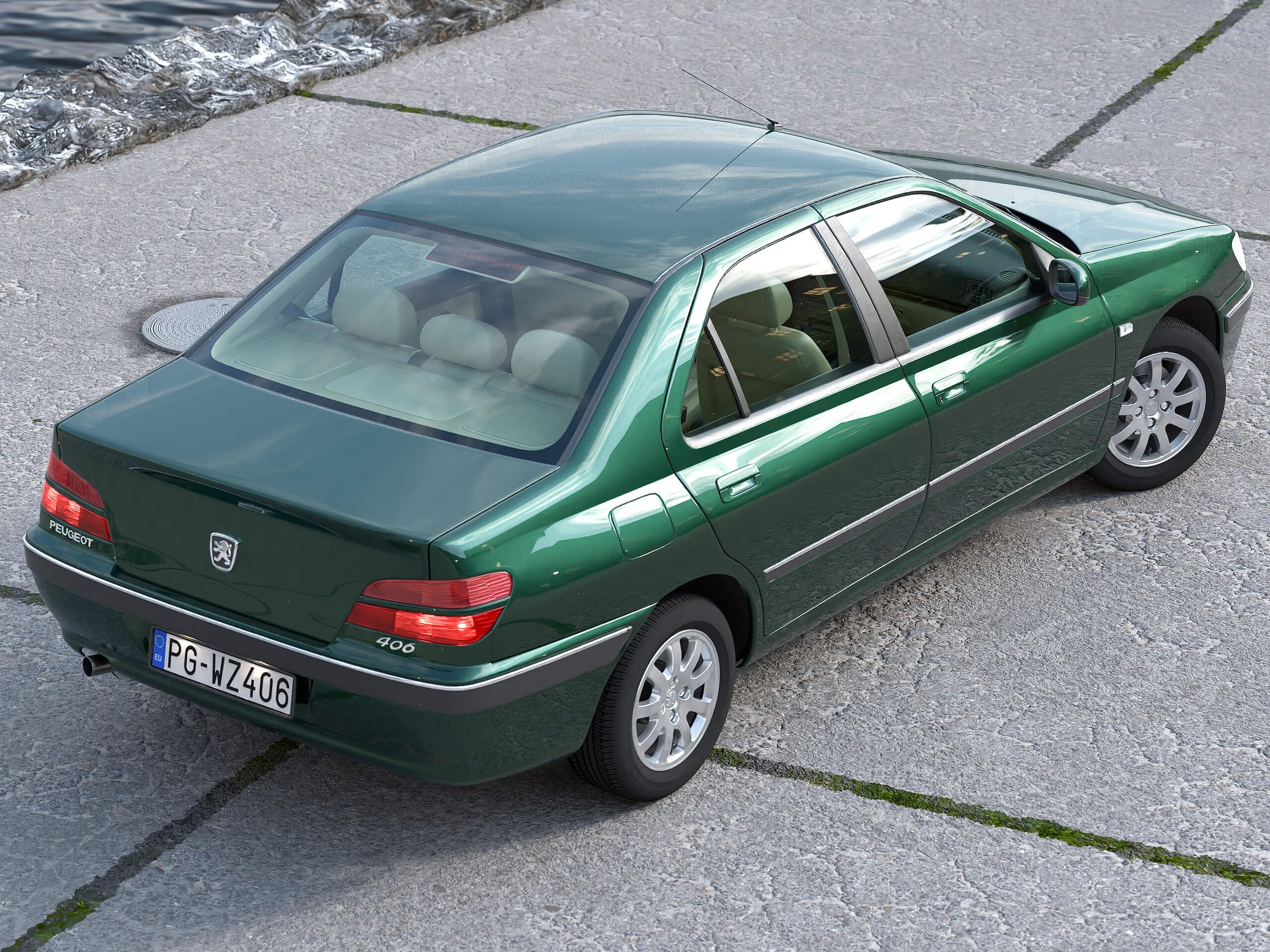 Peugeot 406 2002 - 3D Model by arkviz