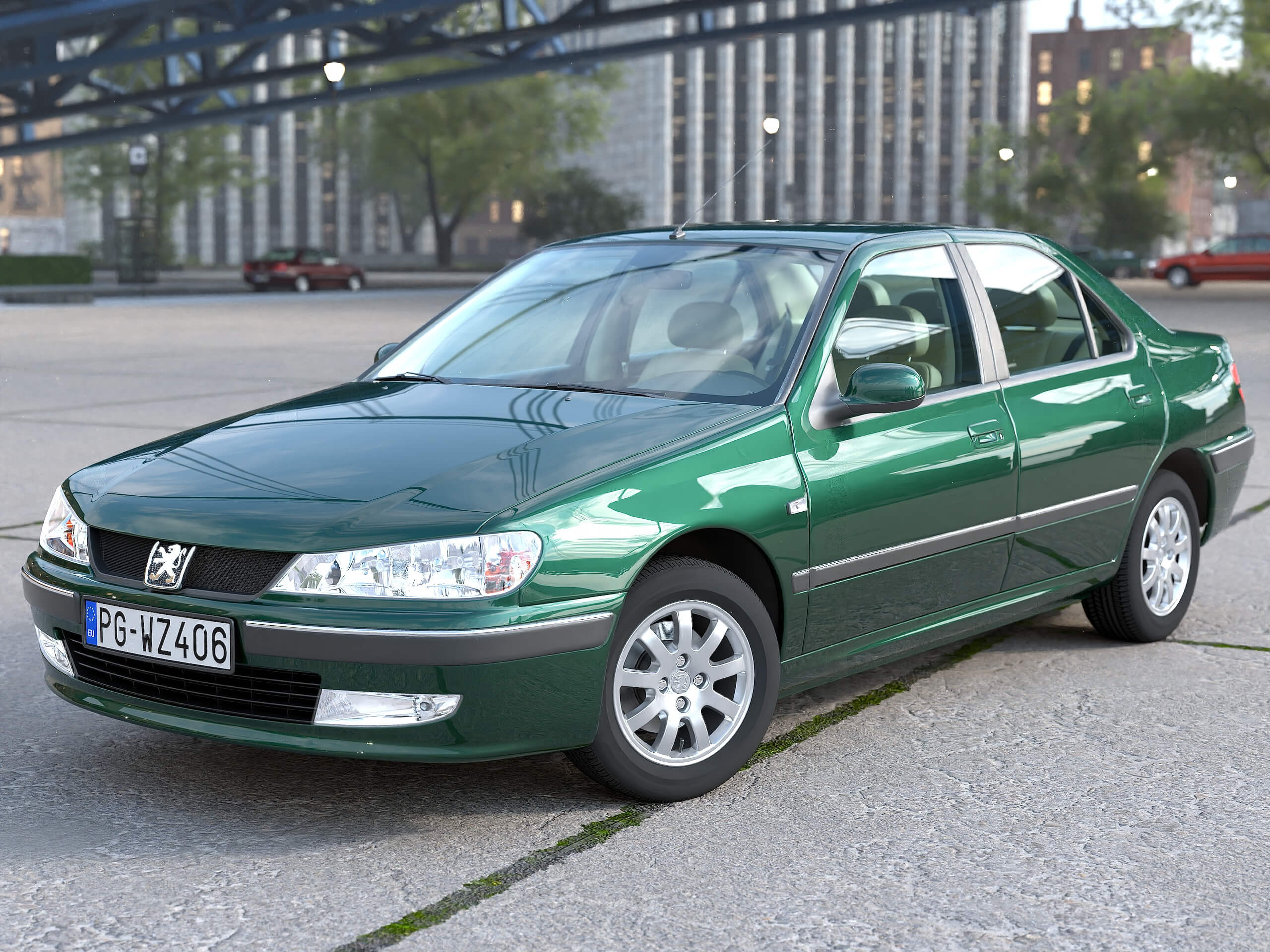 Peugeot 406 2002 - 3D Model by arkviz
