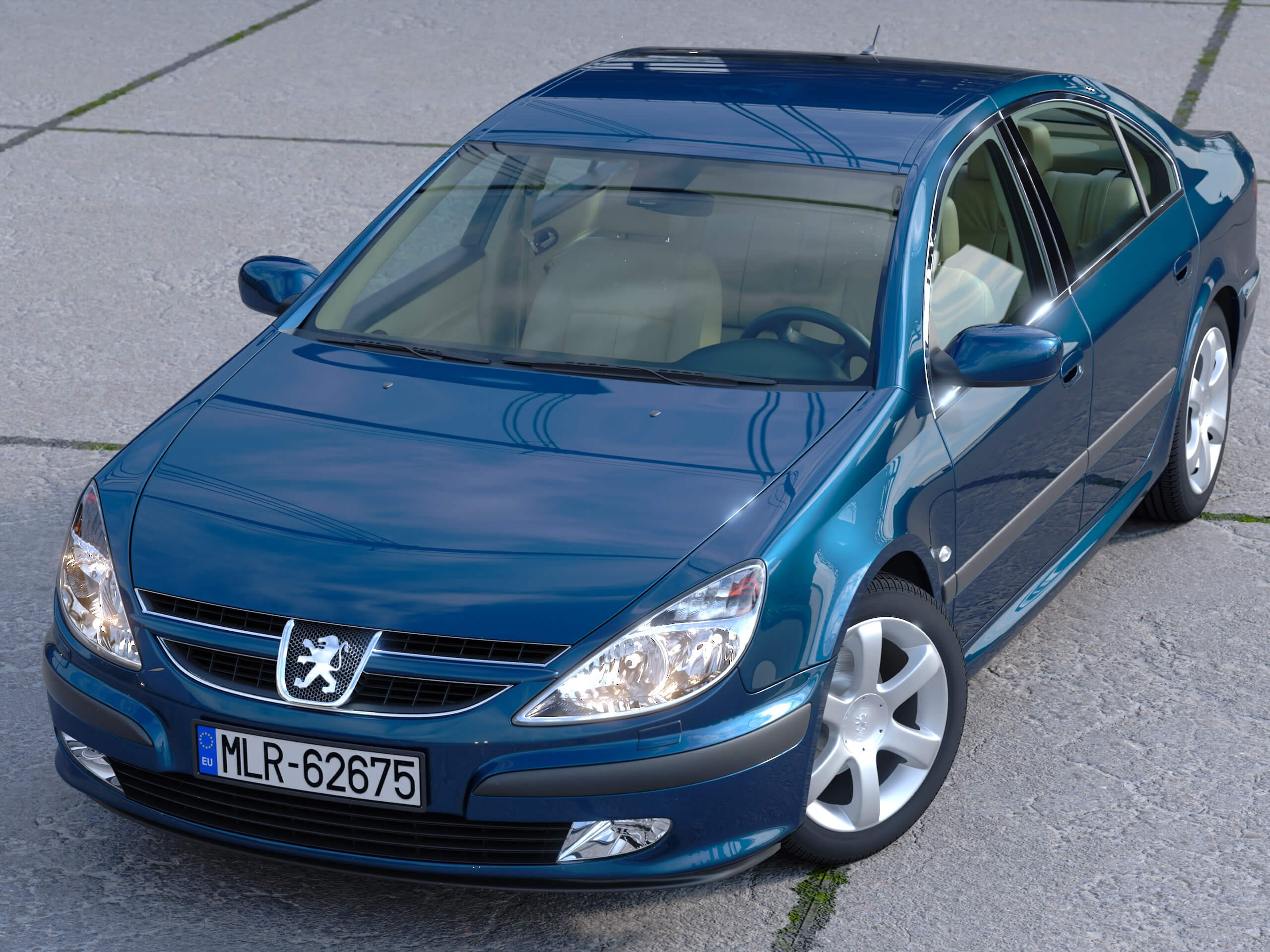 Peugeot 607 1999 - 3D Model by arkviz