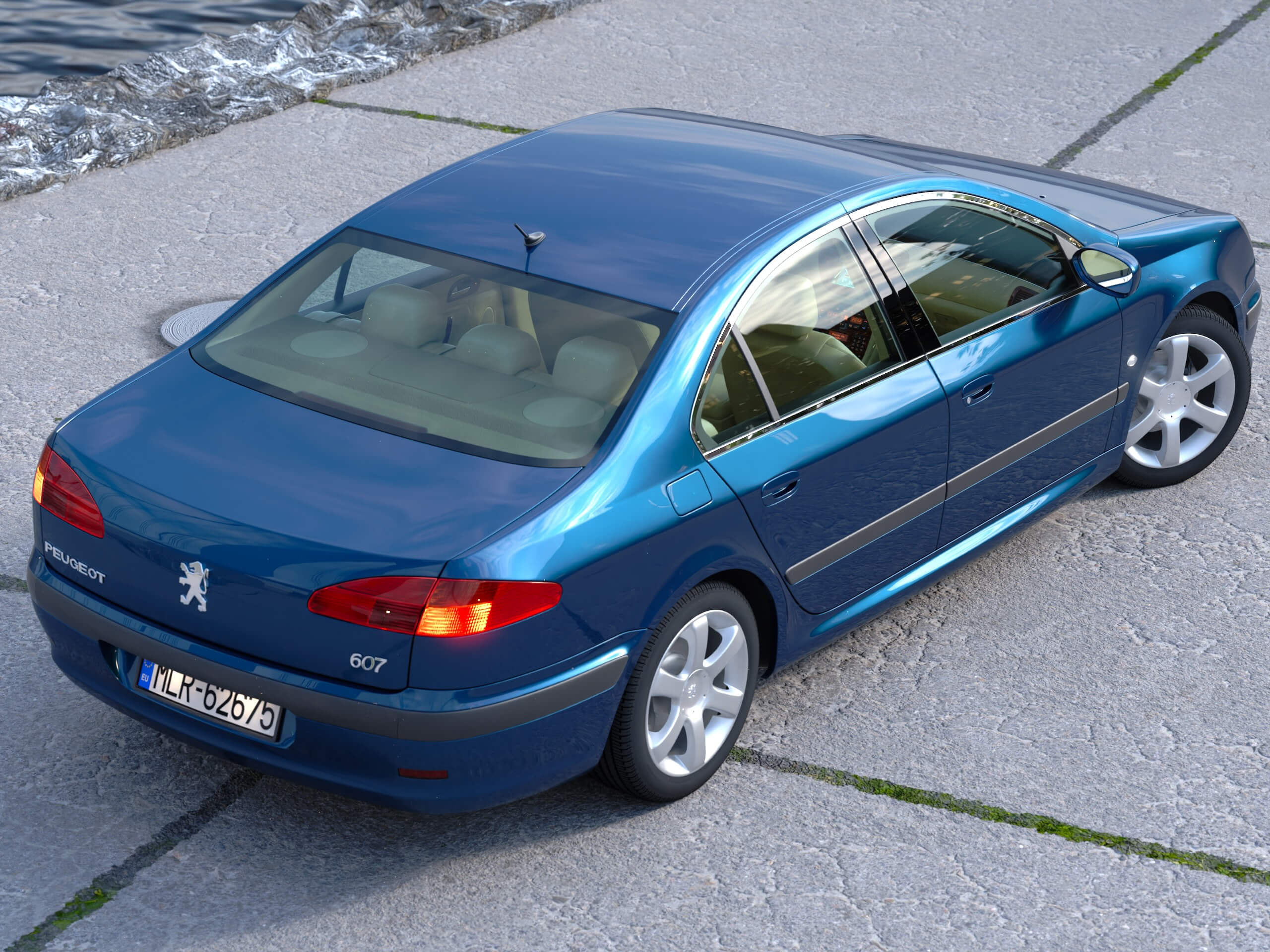 Peugeot 607 1999 - 3D Model by arkviz
