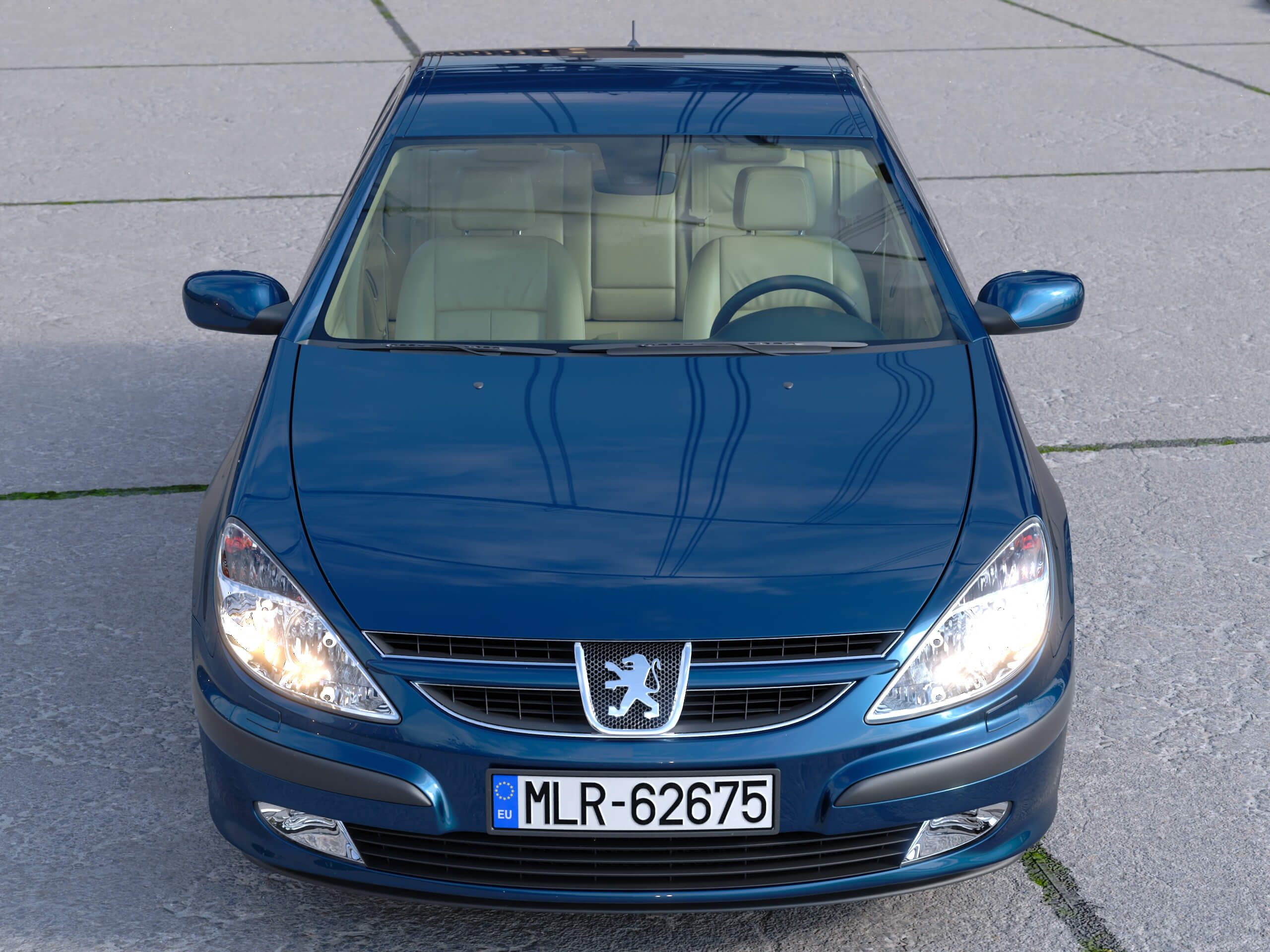 Peugeot 607 1999 - 3D Model by arkviz