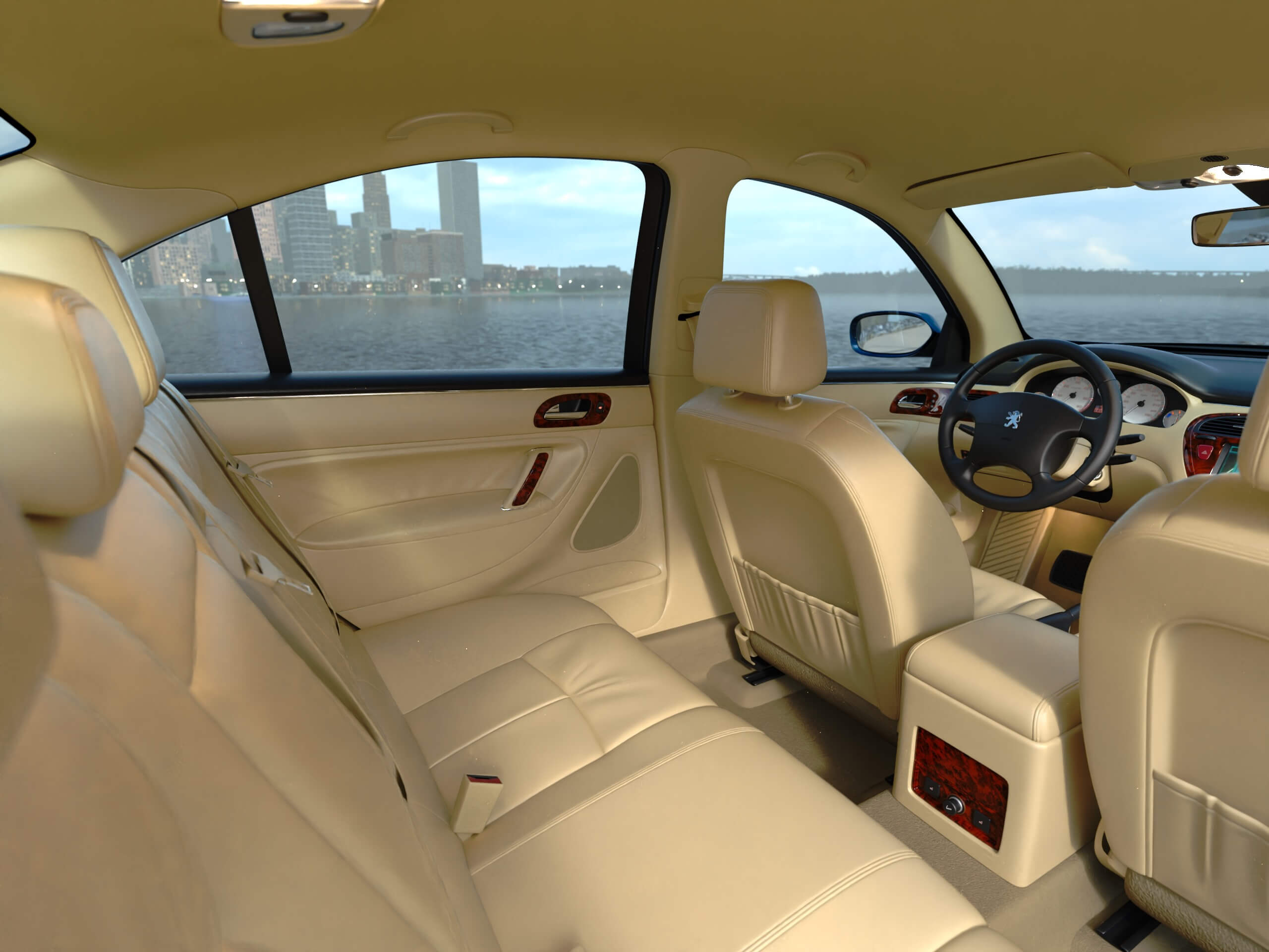 Peugeot 607 1999 - 3D Model by arkviz