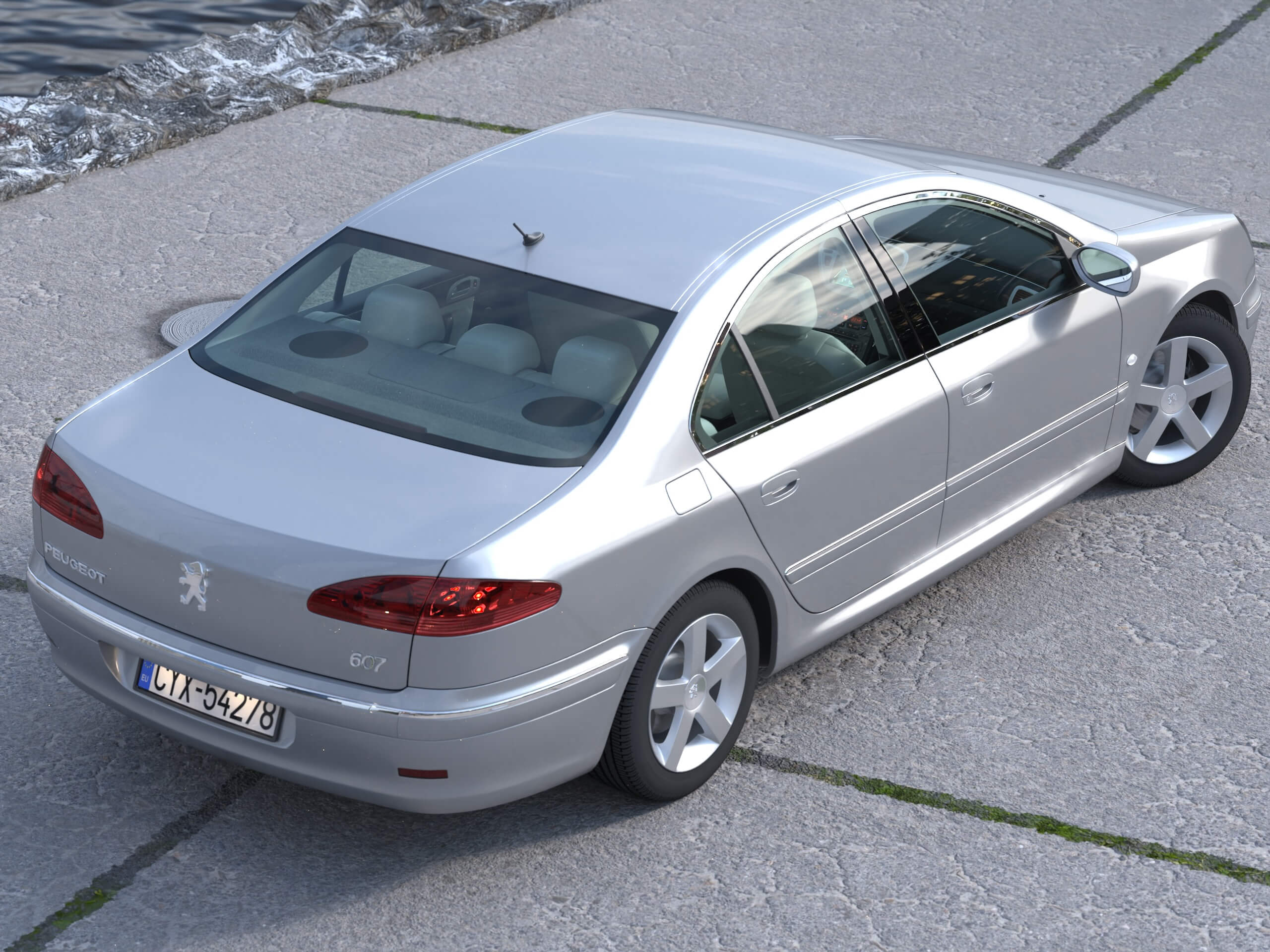 Peugeot 607 2007 - 3D Model by arkviz