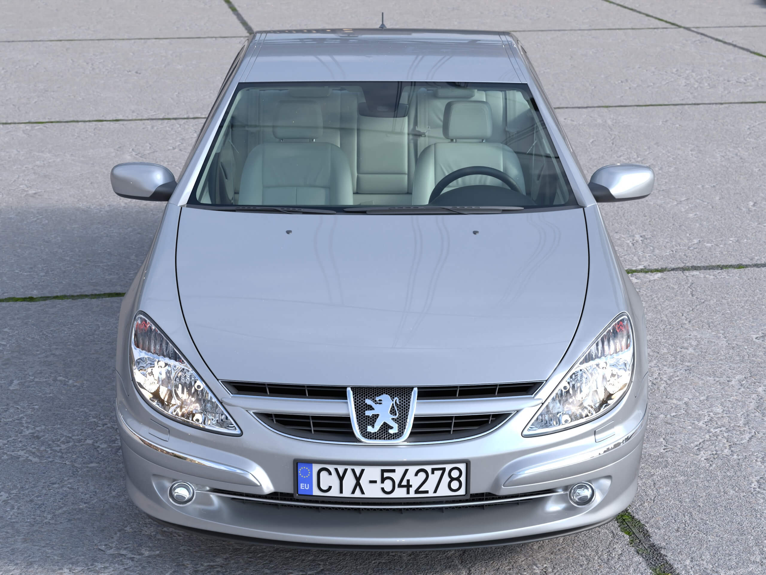 Peugeot 607 2007 - 3D Model by arkviz