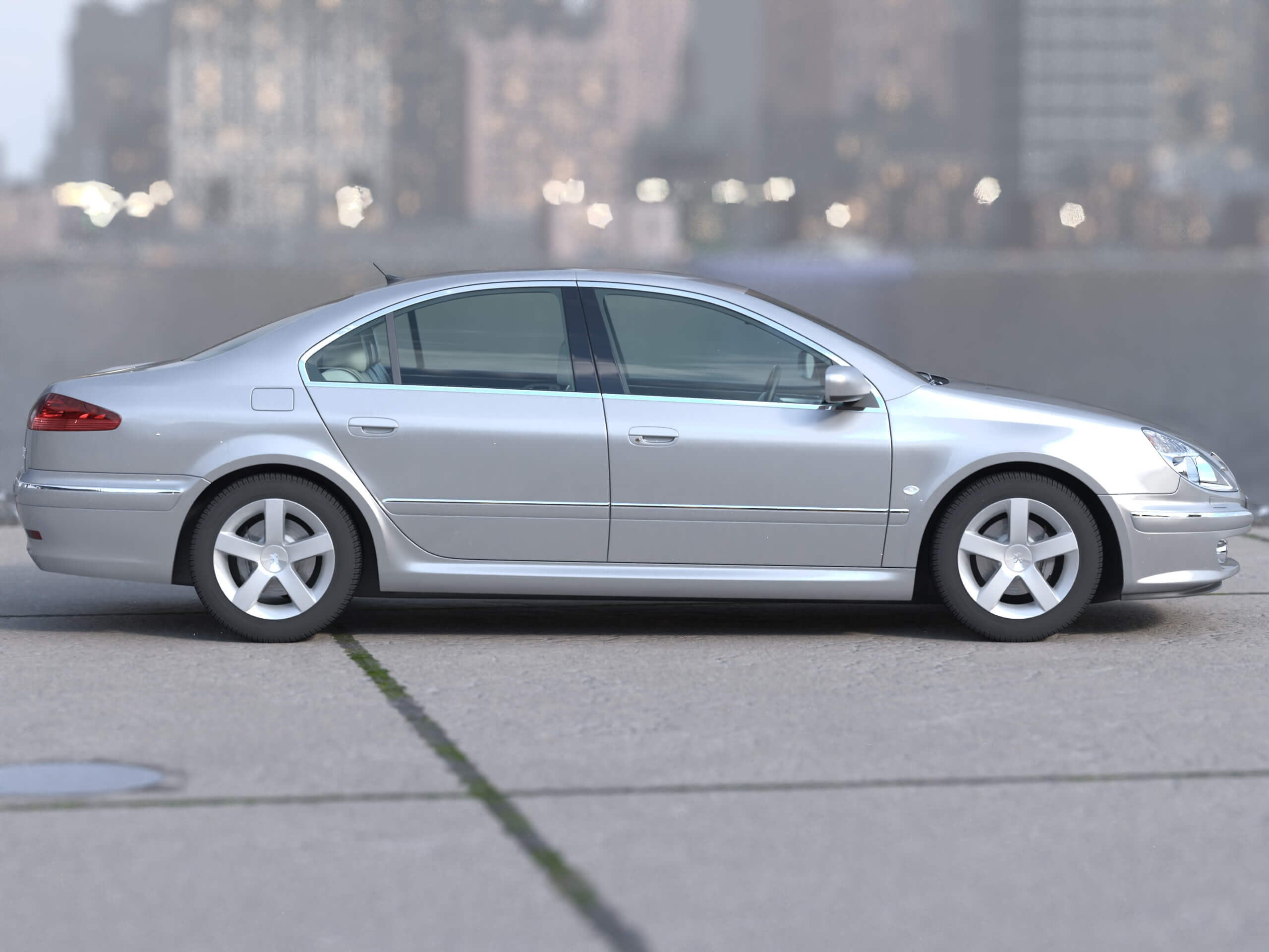 Peugeot 607 2007 - 3D Model by arkviz