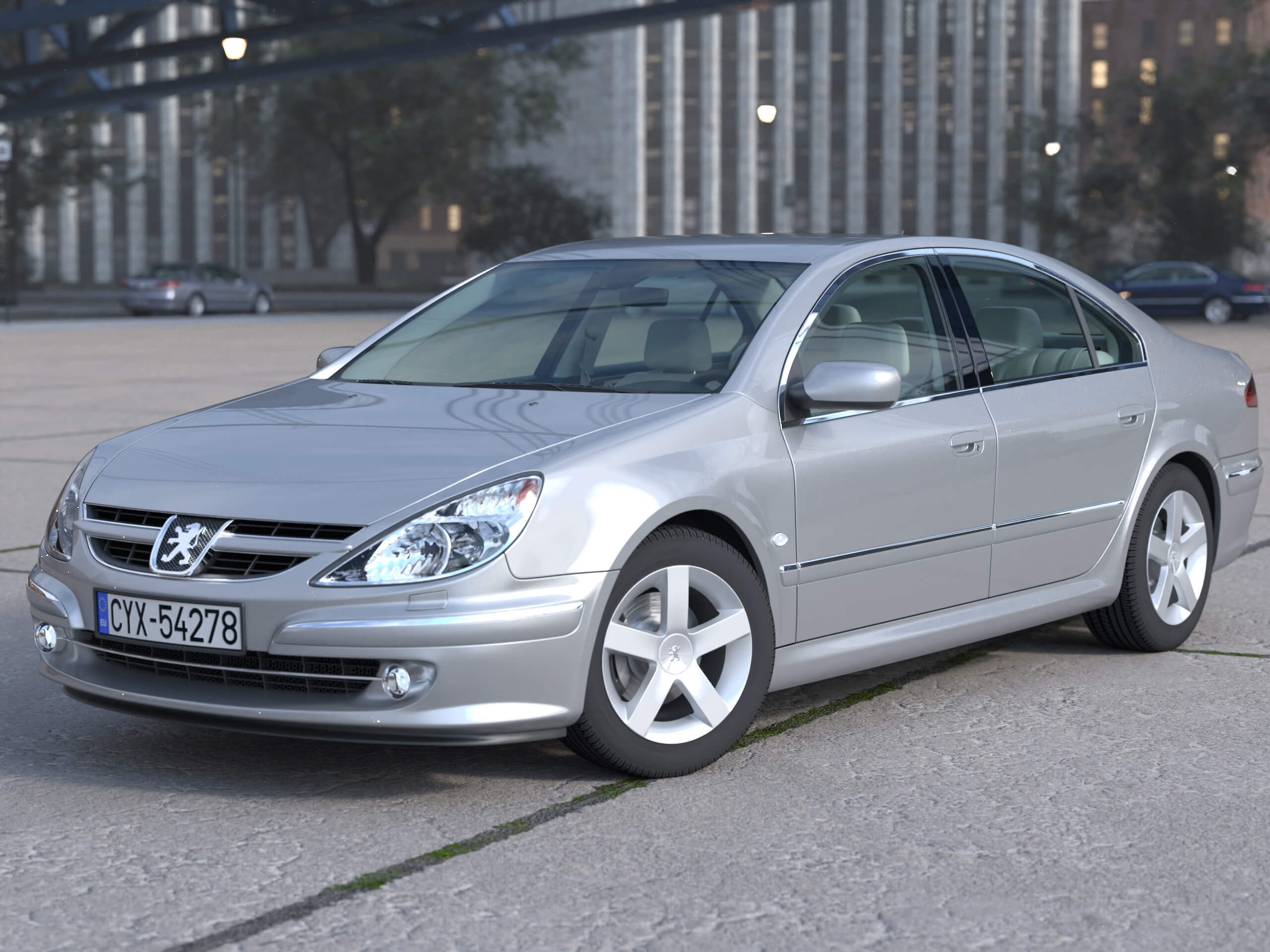 Peugeot 607 2007 - 3D Model by arkviz