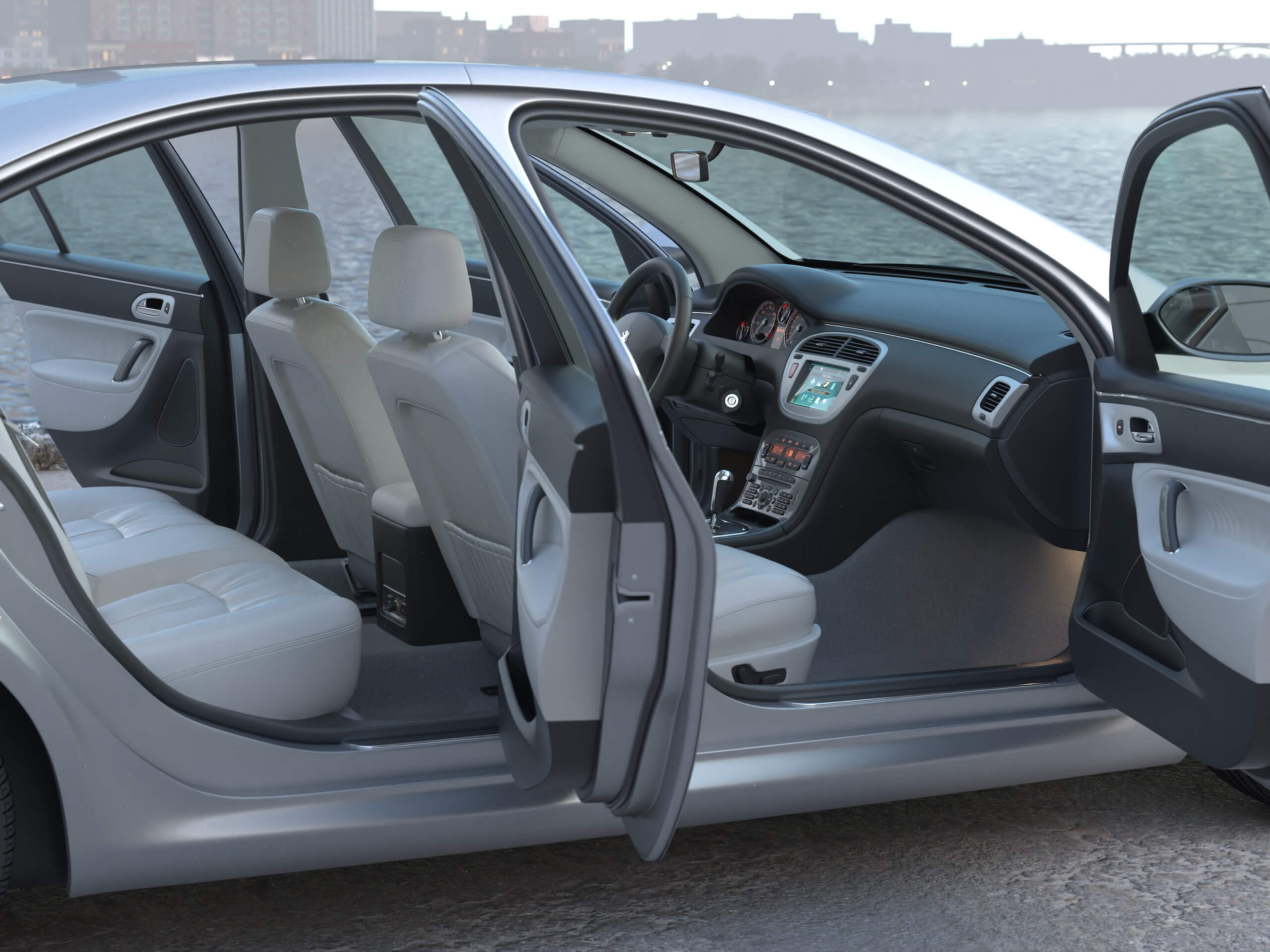 Peugeot 607 2007 - 3D Model by arkviz