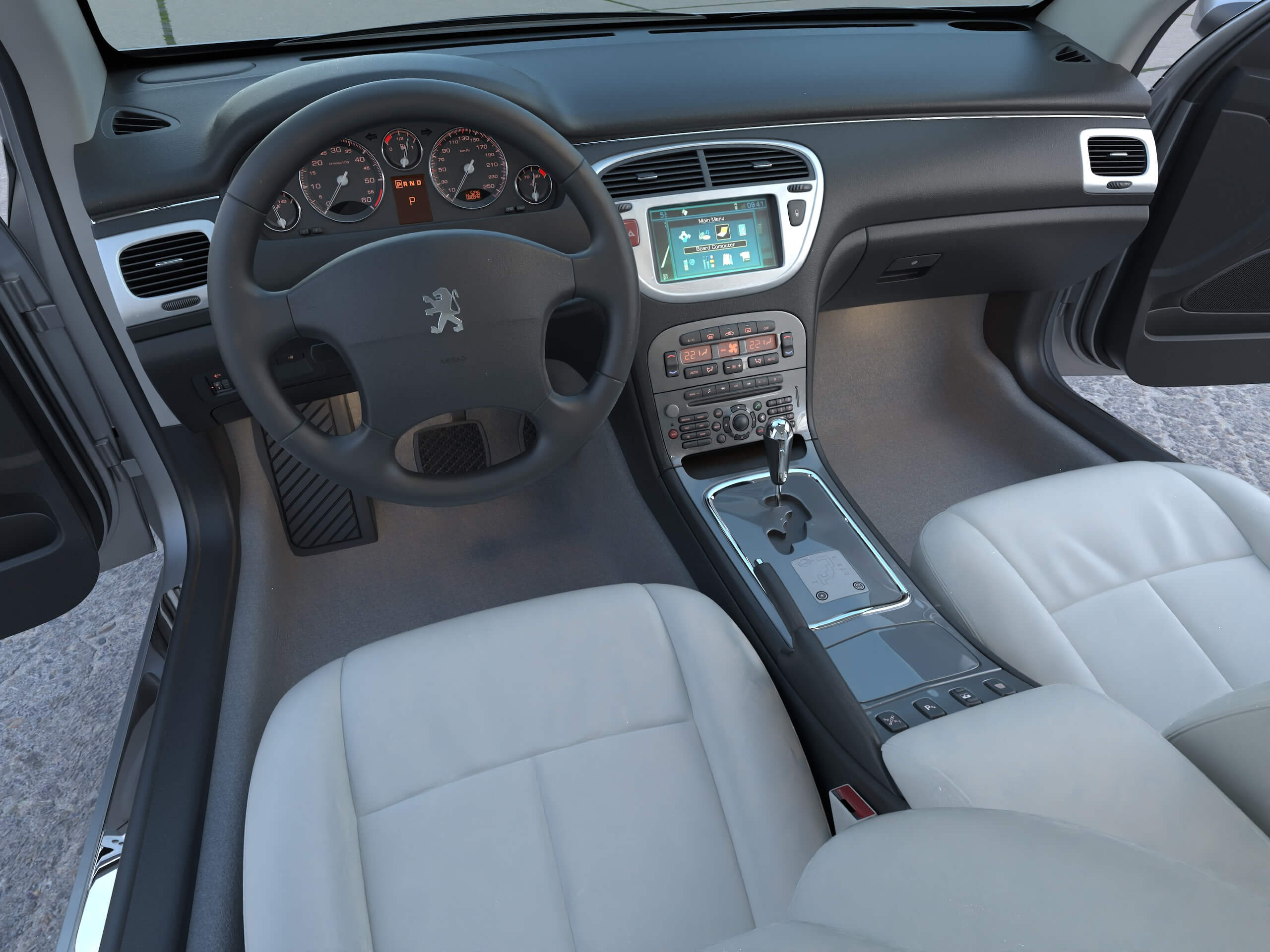 Peugeot 607 2007 - 3D Model by arkviz