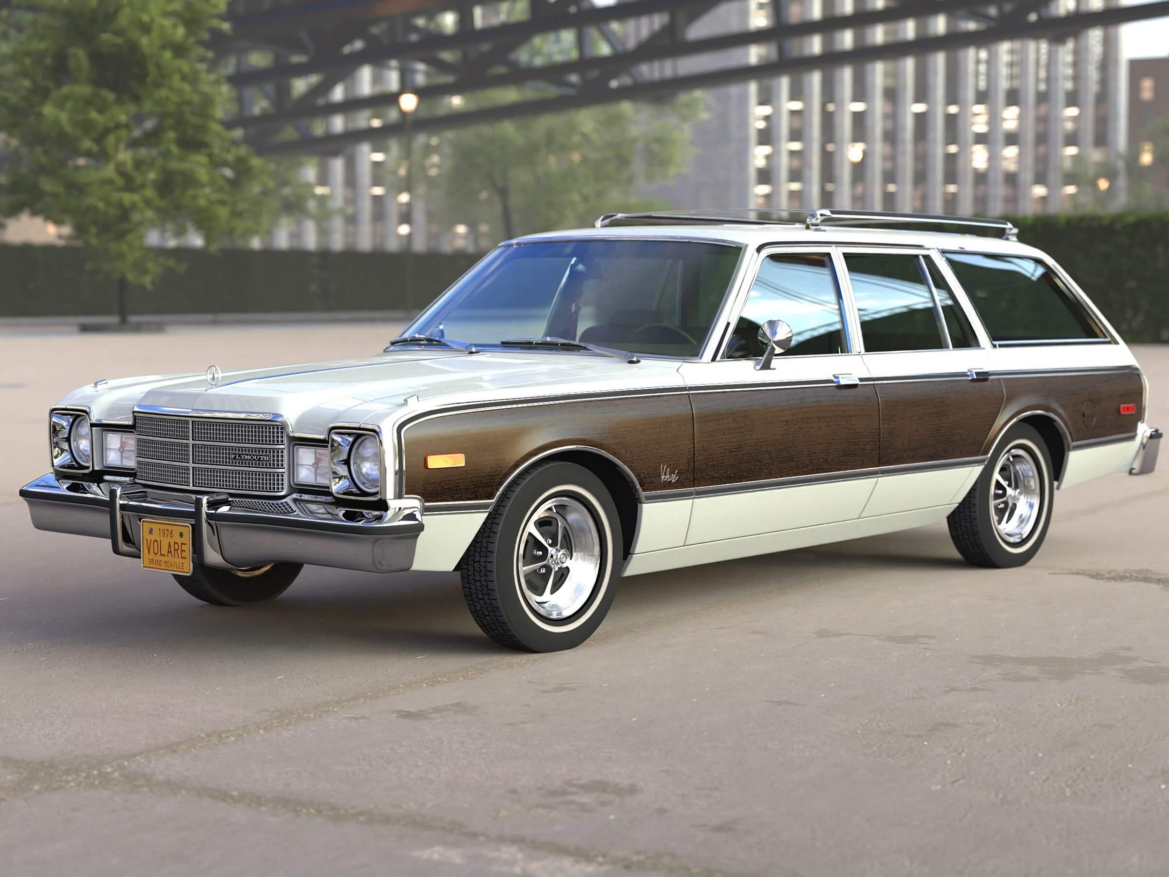 Plymouth Volare Wagon 1976 - 3D Model by arkviz
