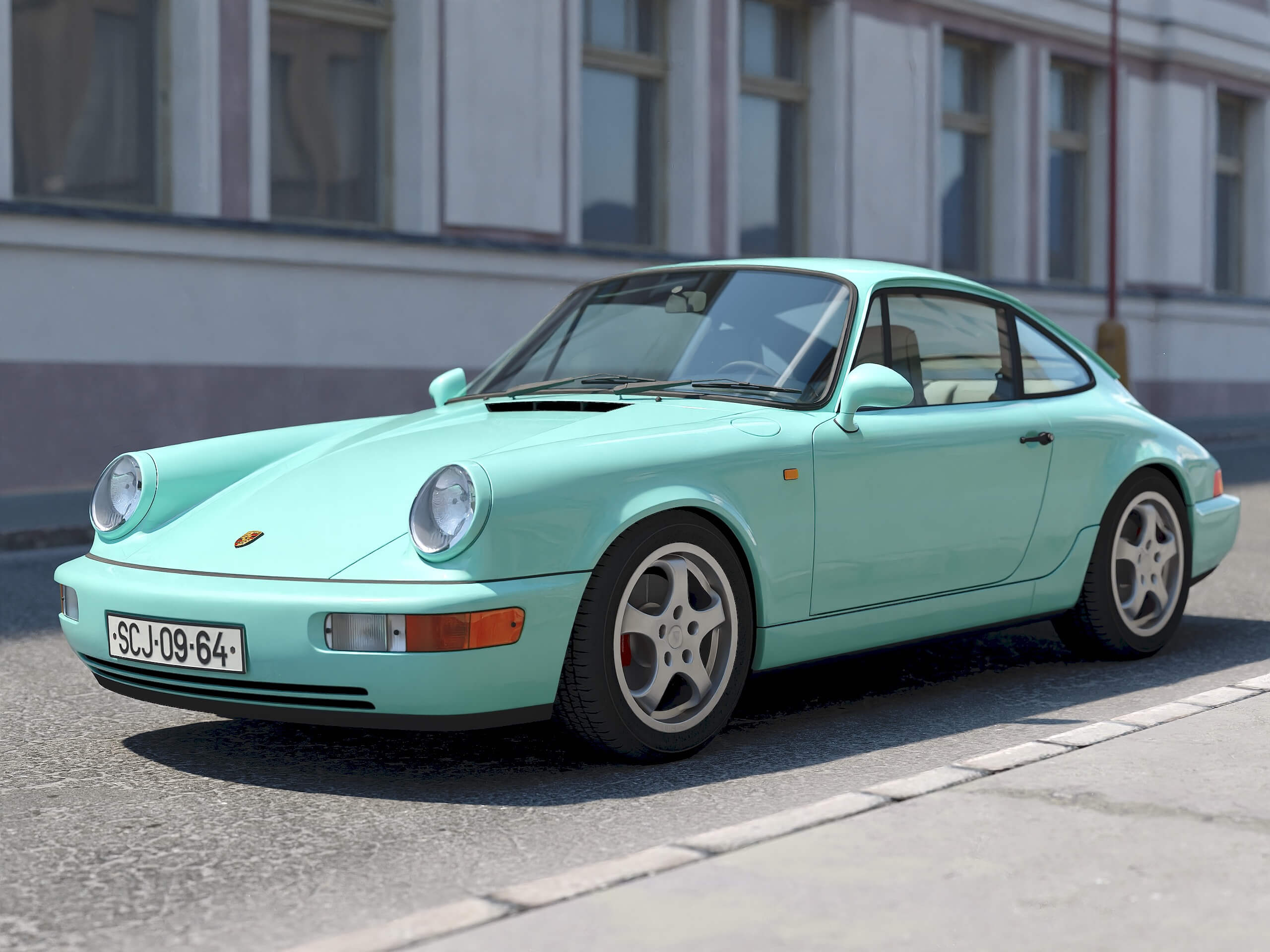 Porsche 911 1990 - 3D Model by arkviz