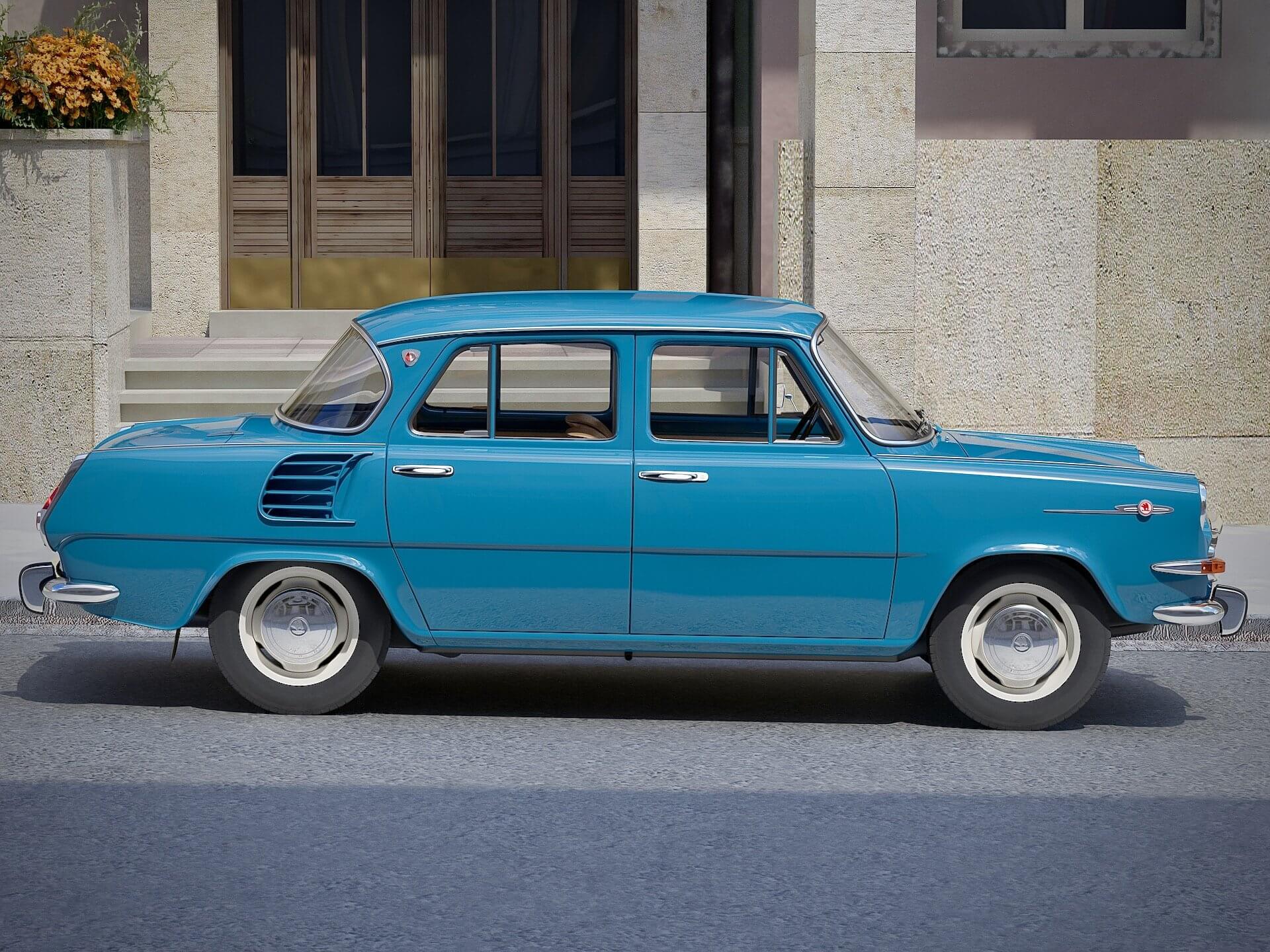 Skoda 1000 MB 1964 - 3D Model by arkviz