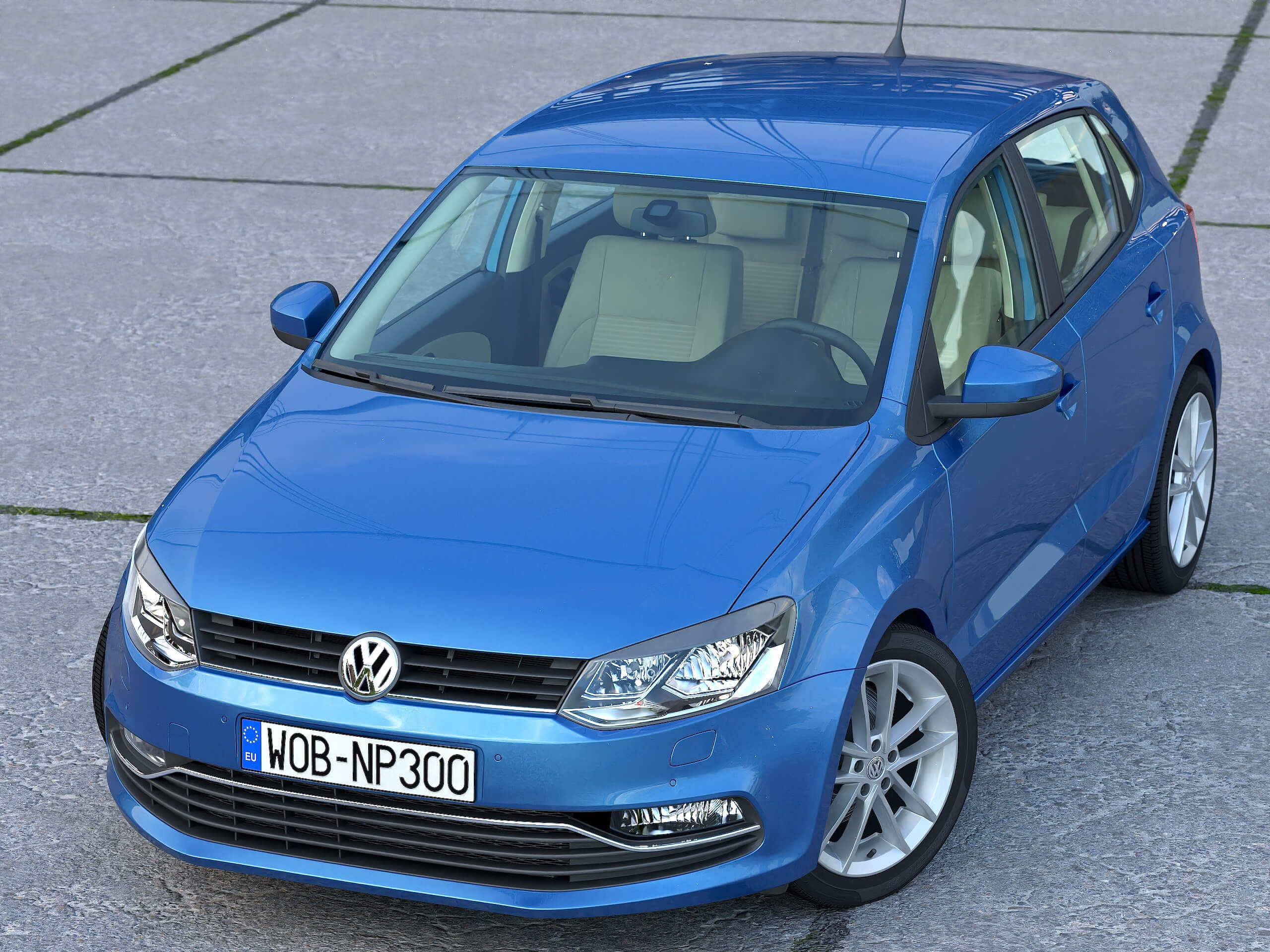 Volkswagen Polo 2015 - 3D Model by arkviz