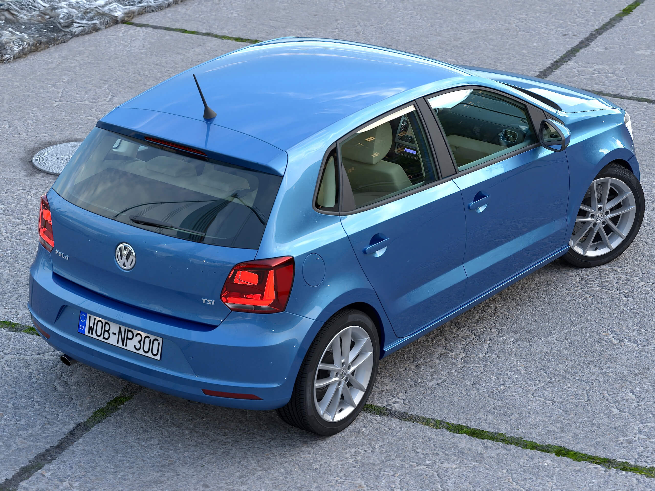 Volkswagen Polo 2015 - 3D Model by arkviz