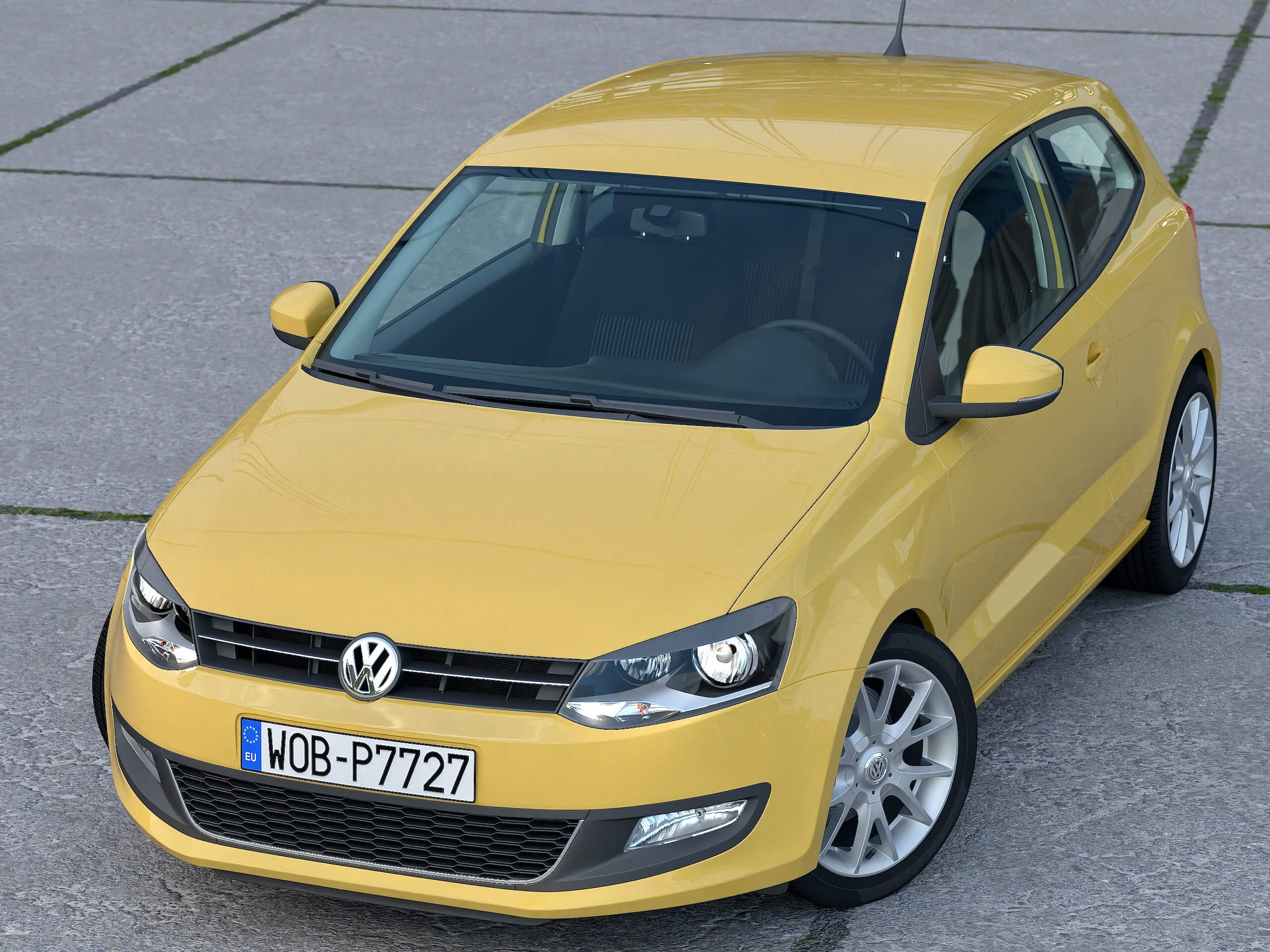 Volkswagen Polo 3 Door 2011 - 3D Model by arkviz