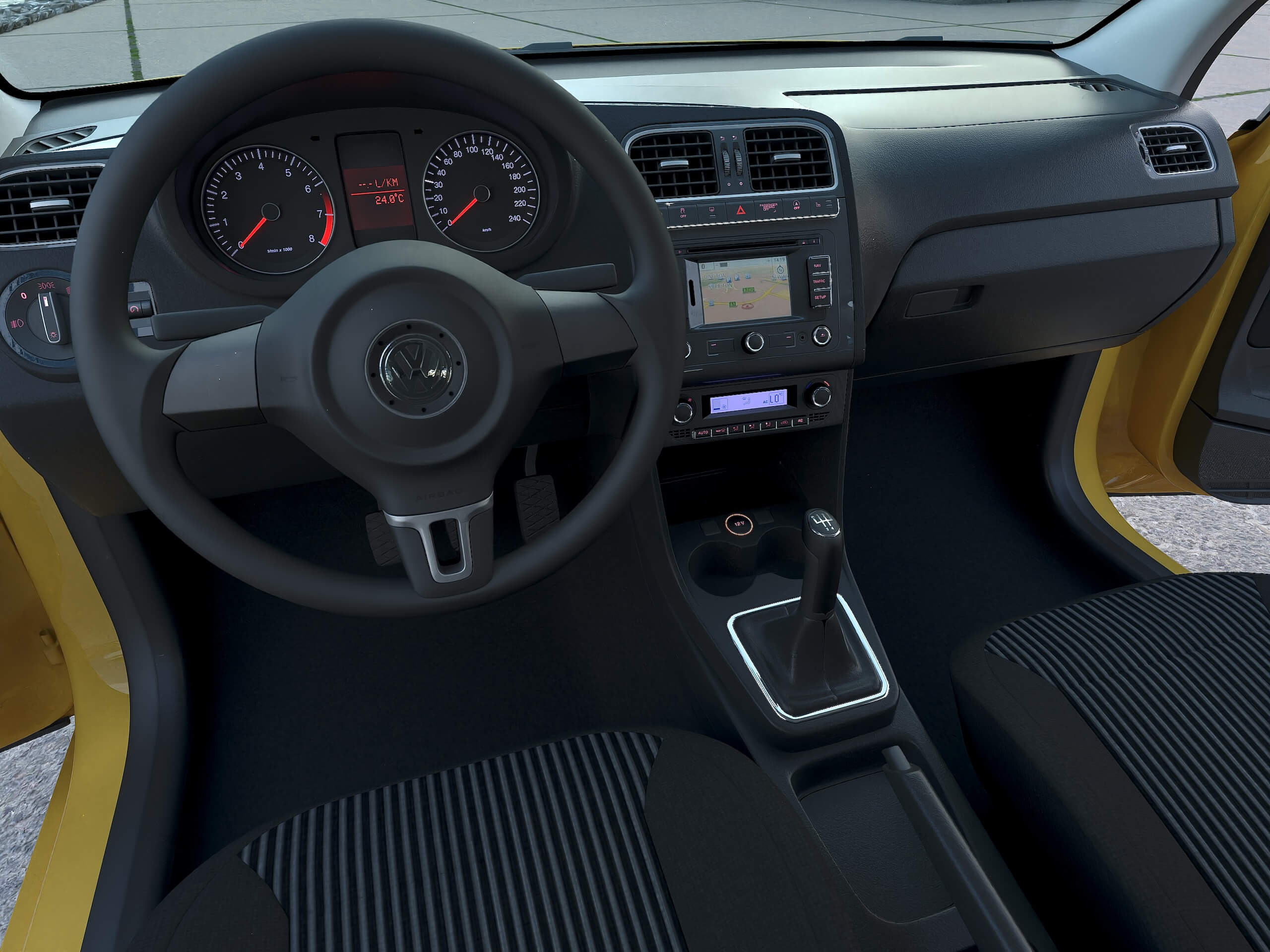 Volkswagen Polo 3 Door 2011 - 3D Model by arkviz