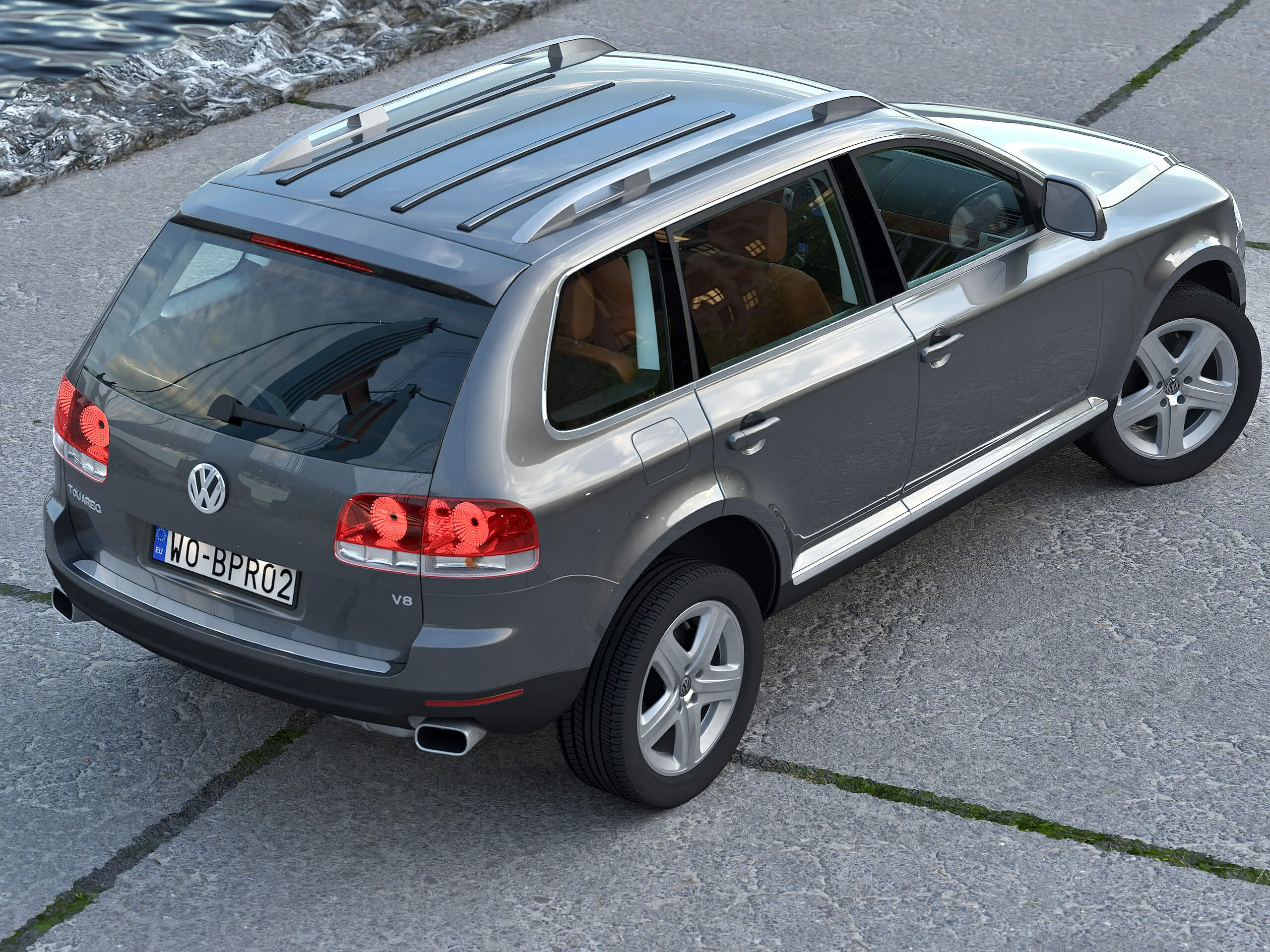 Volkswagen Touareg 2002 - 3D Model by arkviz