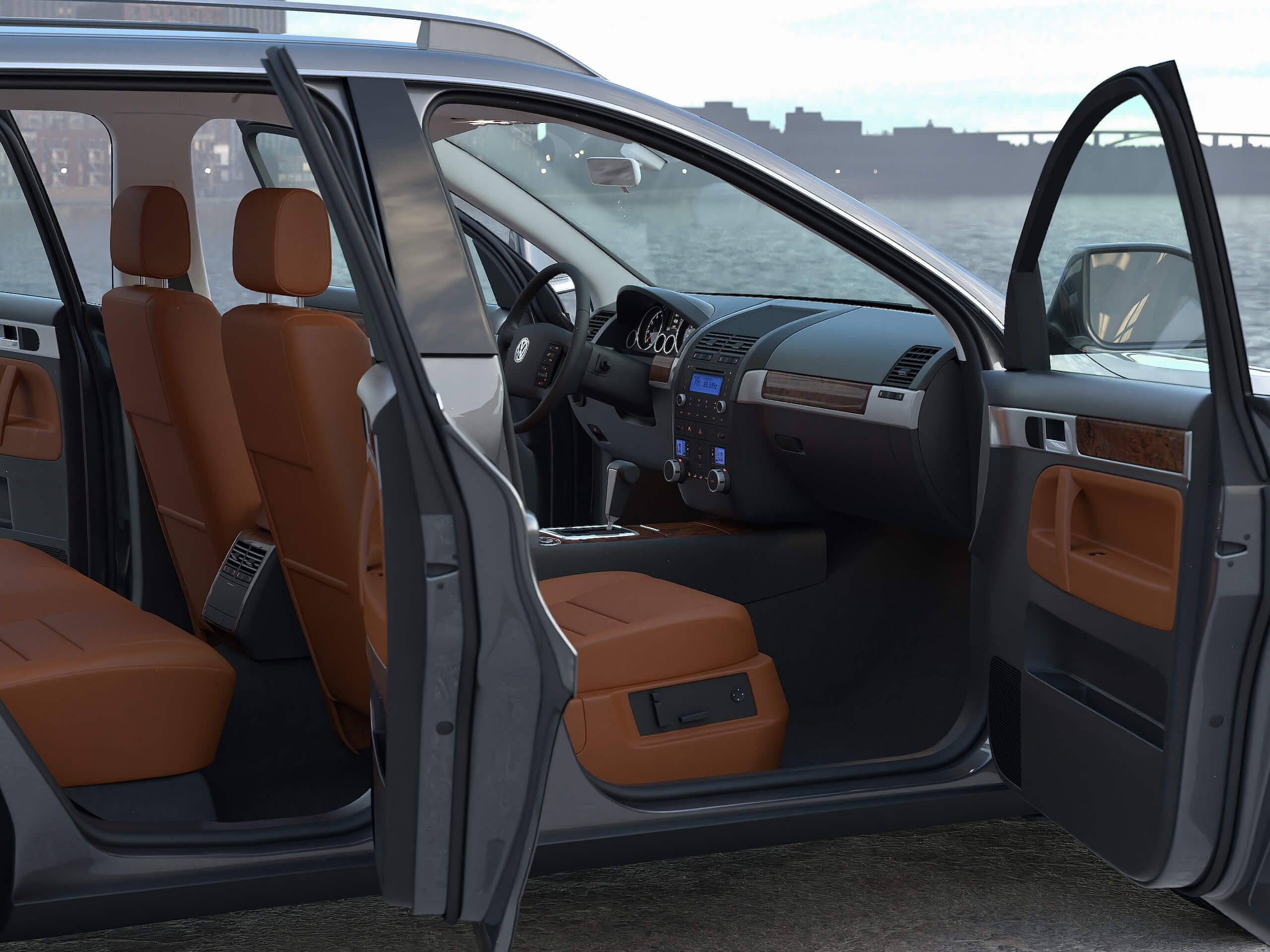 Volkswagen Touareg 2002 - 3D Model by arkviz