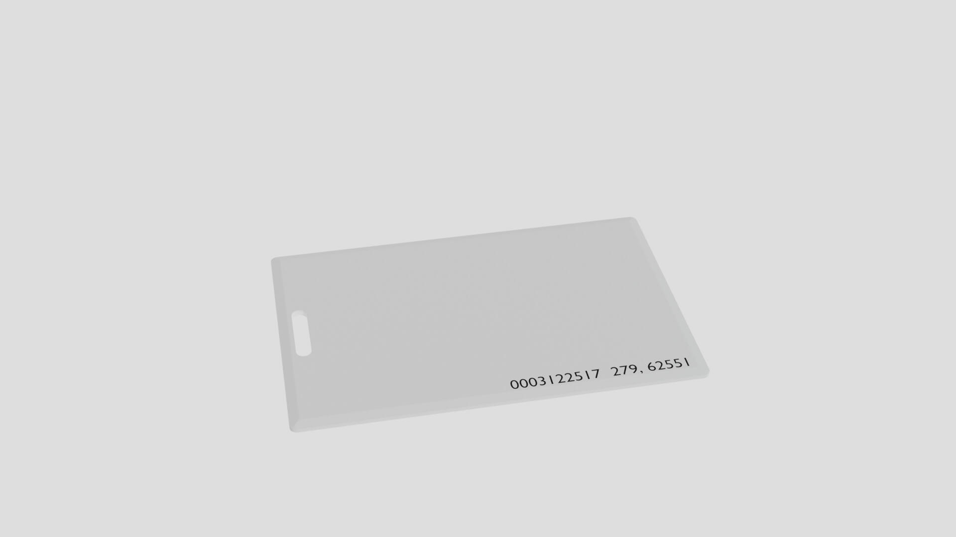 Key-card 3D Model by Armchair