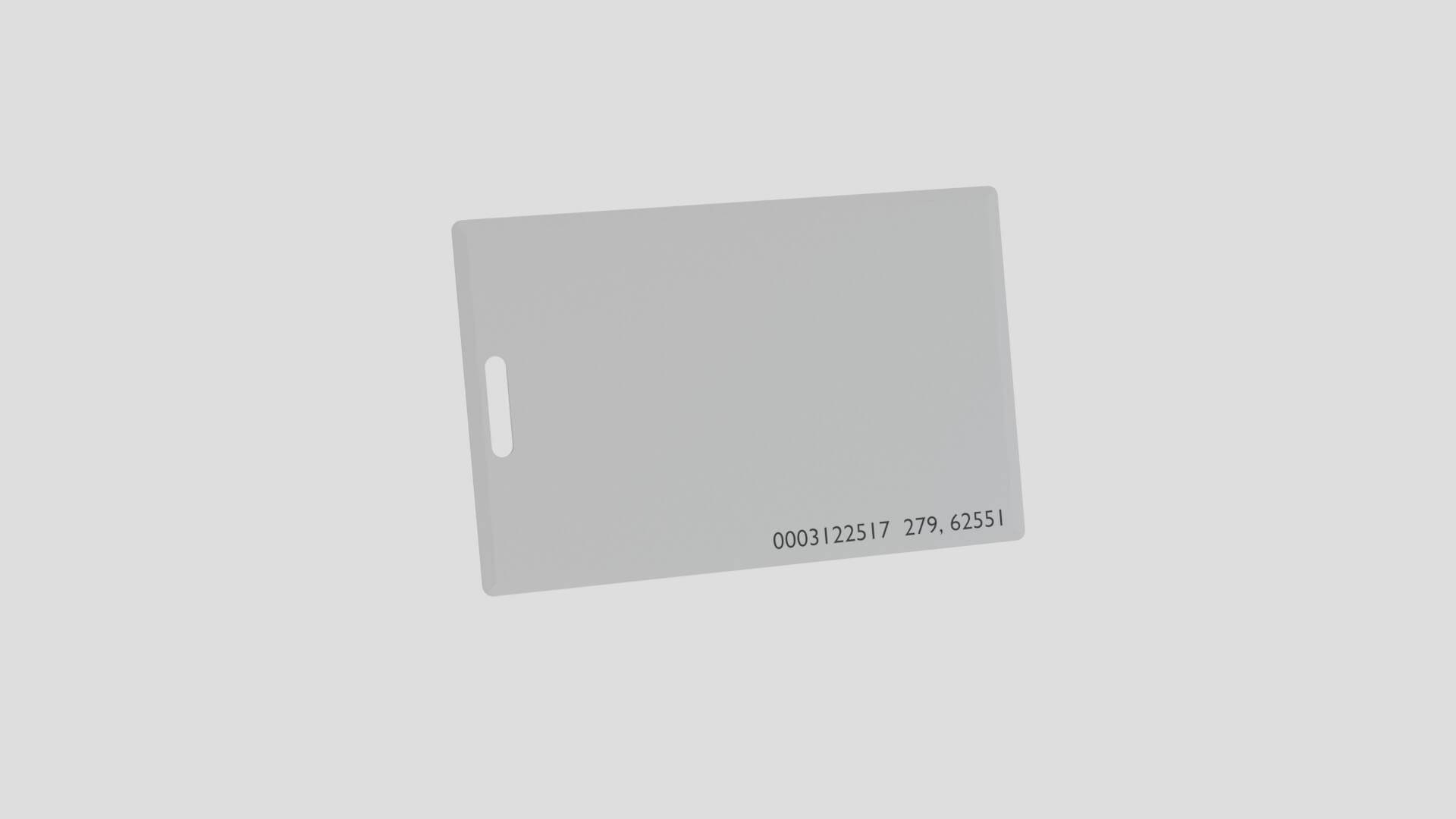 Key-card 3D Model by Armchair